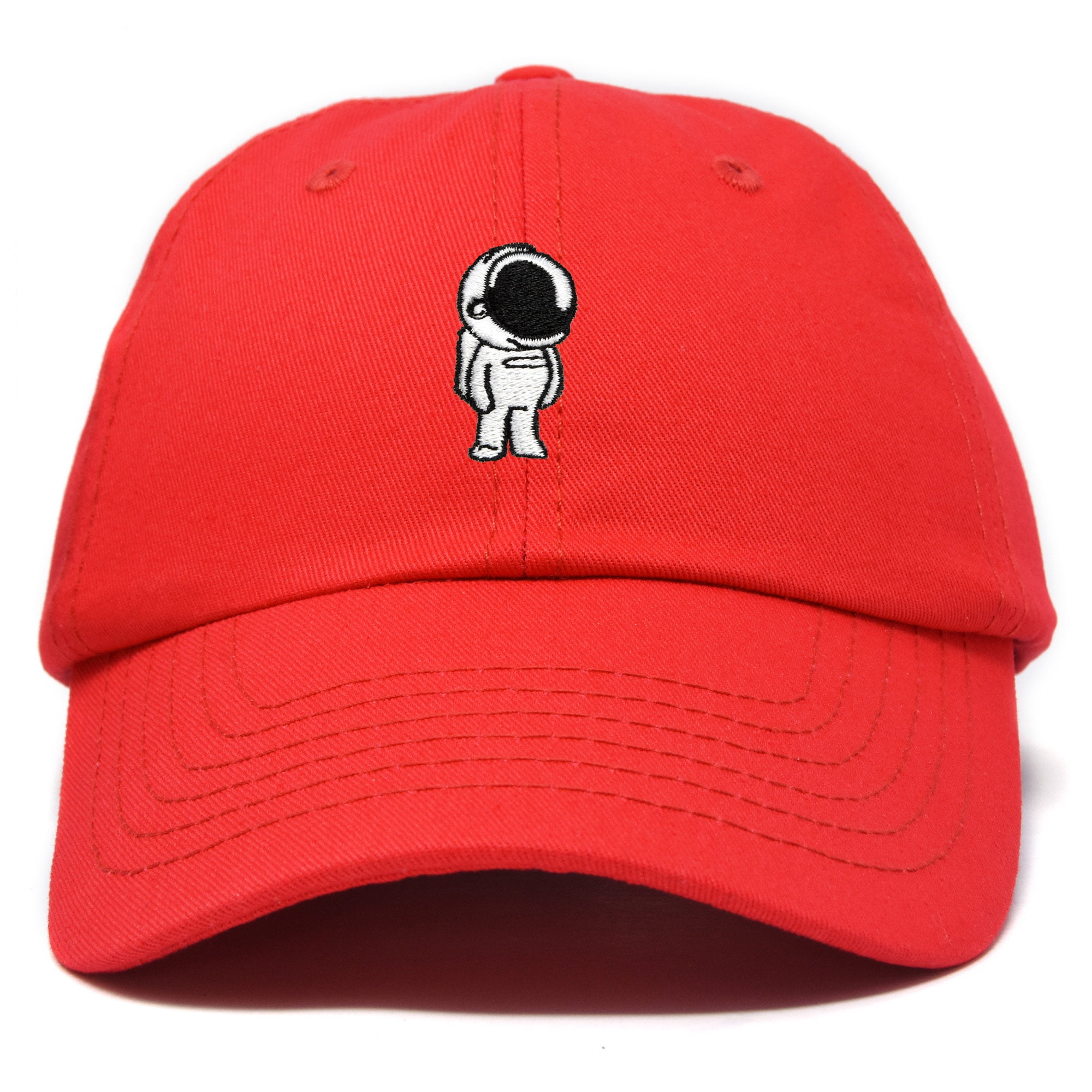 DALIX Astronaut Hat Galaxy Spaceman Baseball Caps for Men Women in Red ...