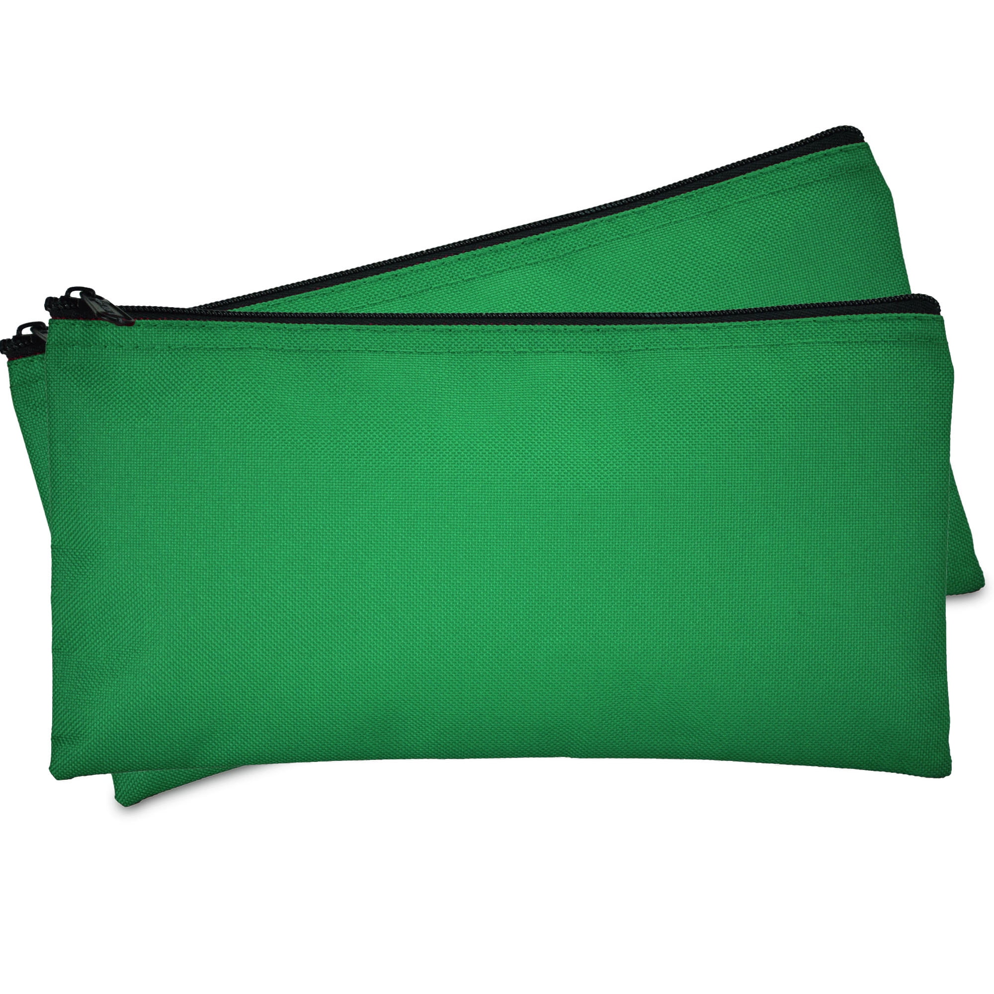 DALIX Bank Bags Money Pouch Checks Cash Utility Keys in Dark Green (2 ...