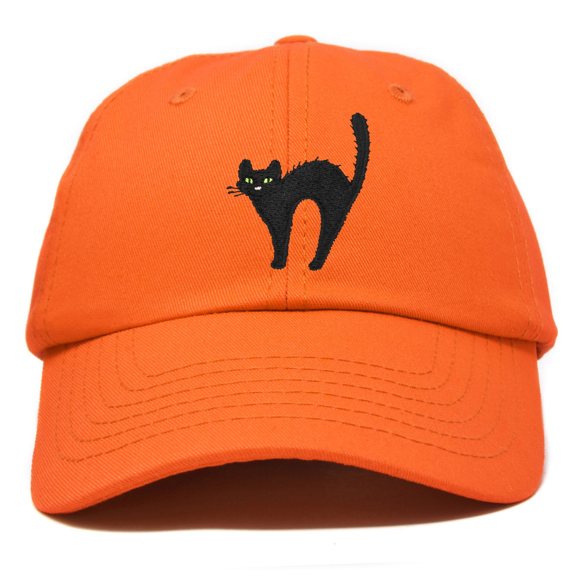 DALIX Black Cat Hat Womens Halloween Baseball Cap in Orange - Walmart.com