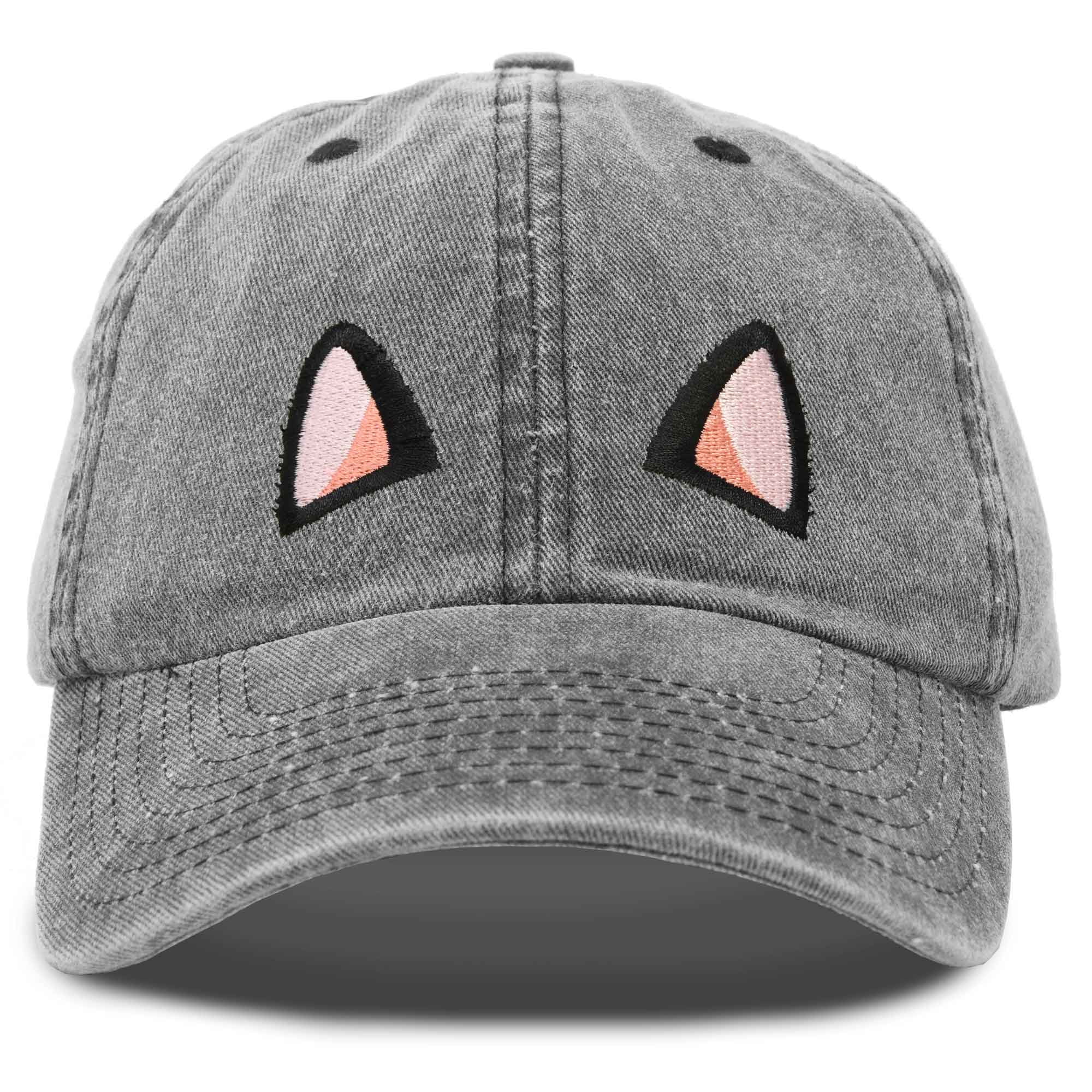 DALIX Cat Ears Hat Womens Cute Baseball Cap in Black Vintage - Walmart.com