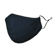 3 Pack Cloth Face Mask Coverings Reuseable Washable in Black - Walmart.com