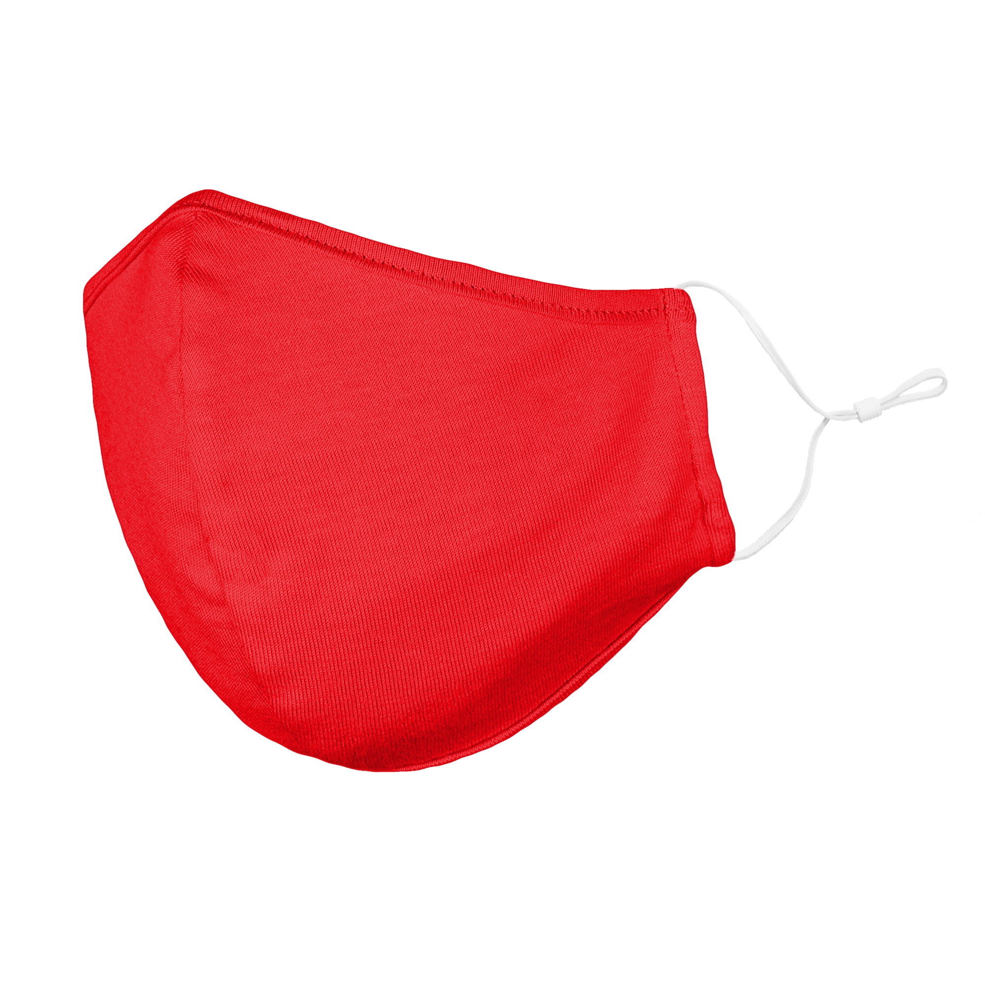 DALIX Cloth Face Mask Reuseable Washable in Red Made in USA - L-XL Size ...