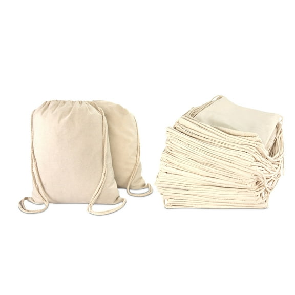 Debco E6065 Econo Cotton Tote Bag with Gusset - Natural - Walmart.com