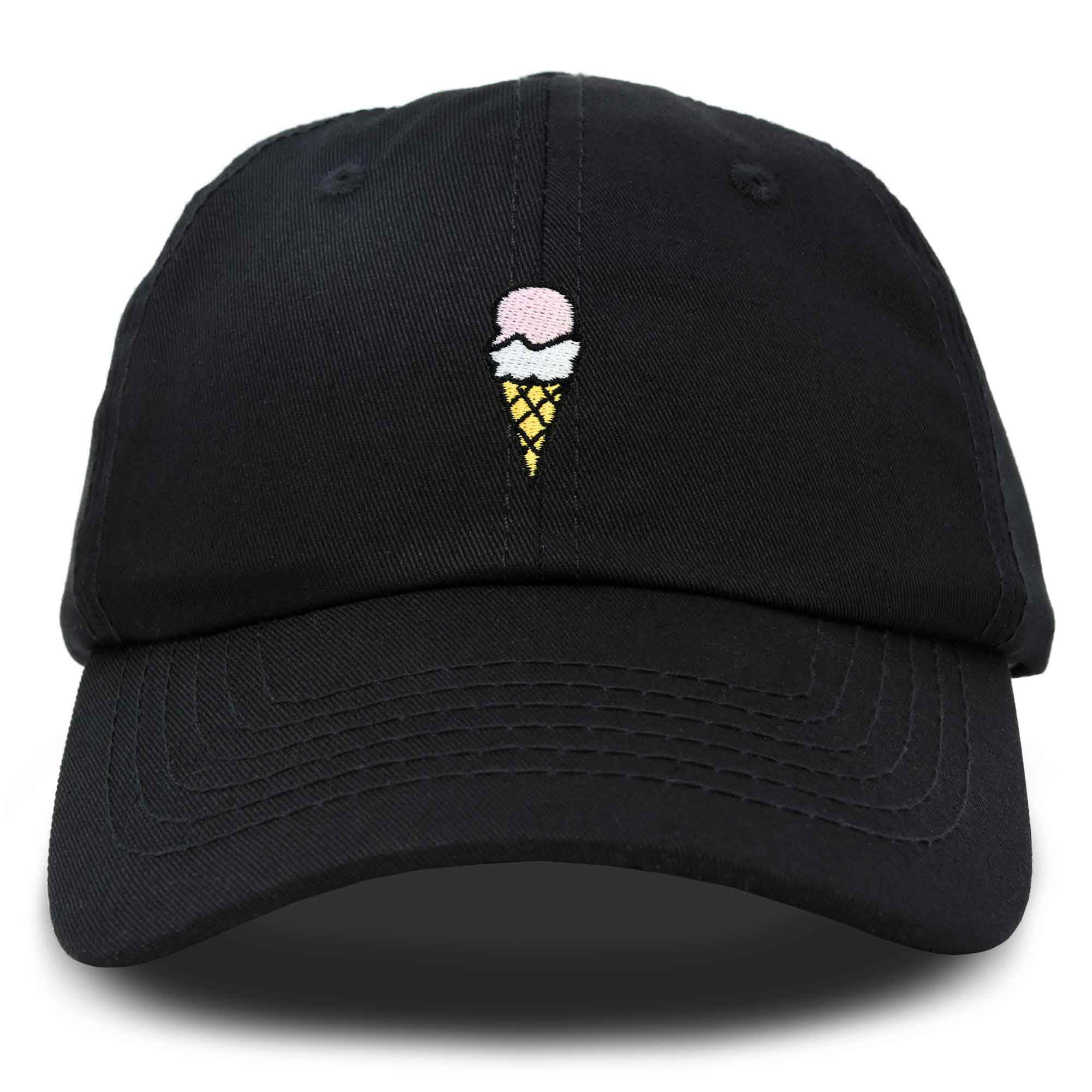 DALIX Double Scoop Ice Cream Hat Womens Embroidered Baseball Cap in ...