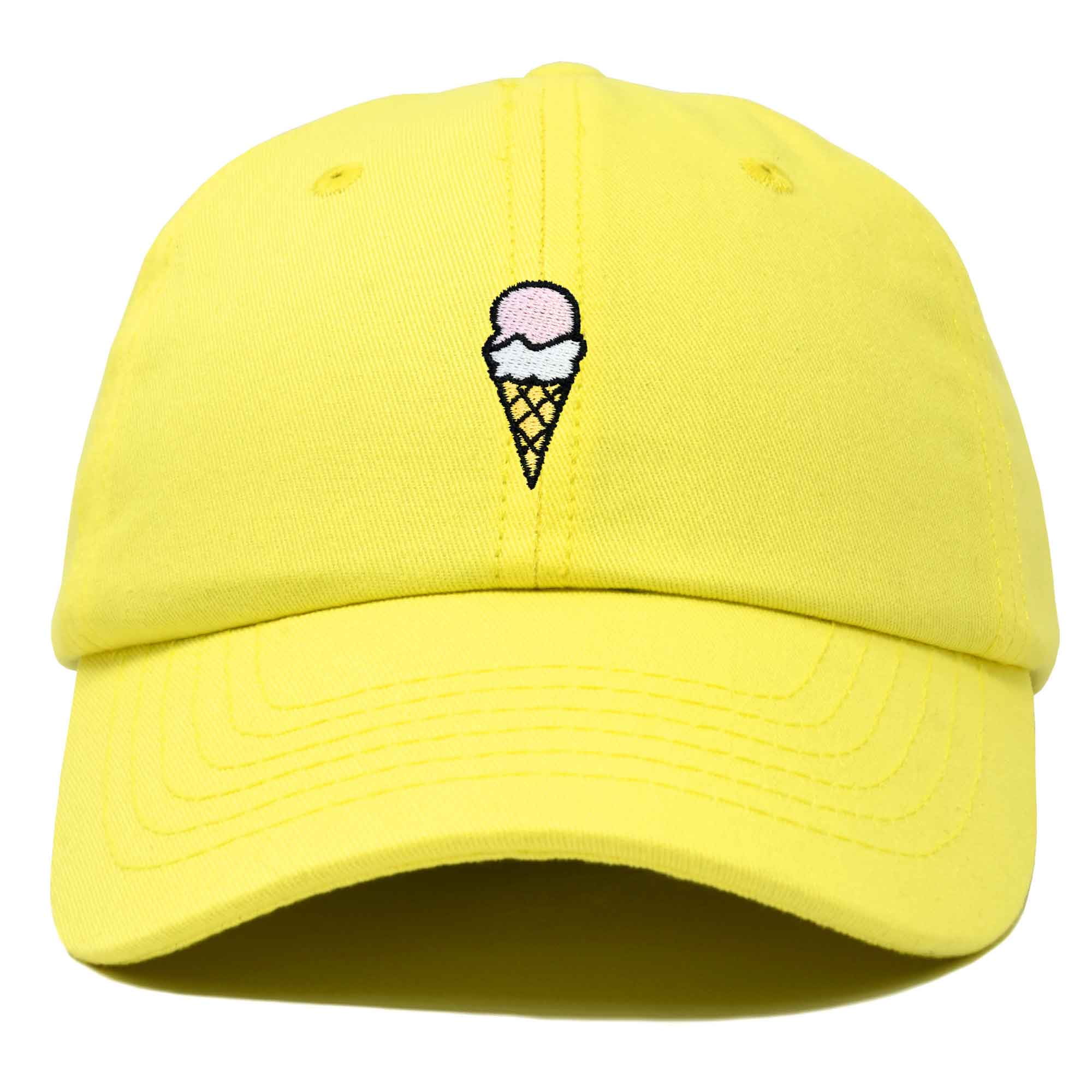 DALIX Double Scoop Ice Cream Hat Womens Embroidered Baseball Cap in ...