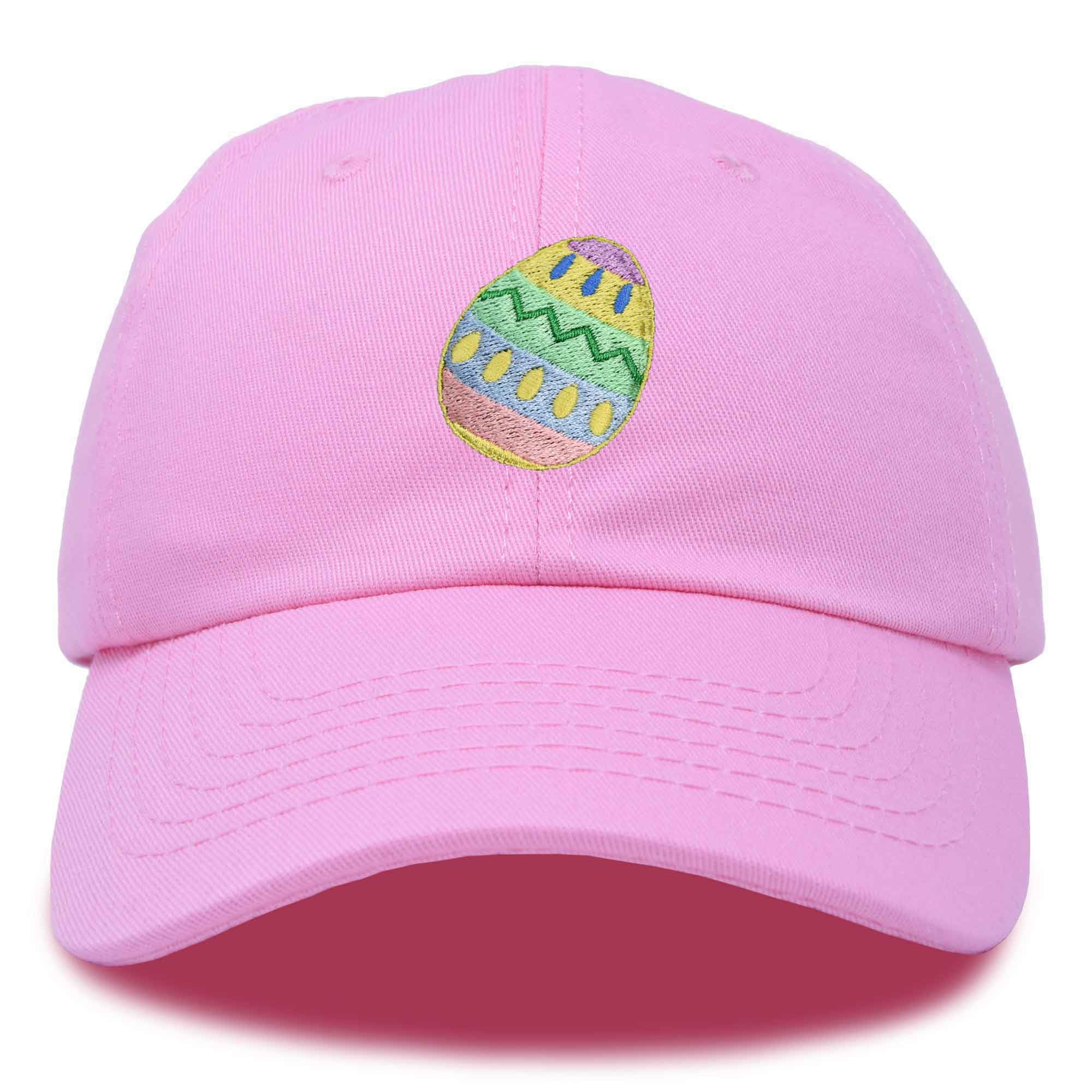 DALIX Elegant Colorful Egg Easter Hat Womens Embroidered Baseball Cap ...
