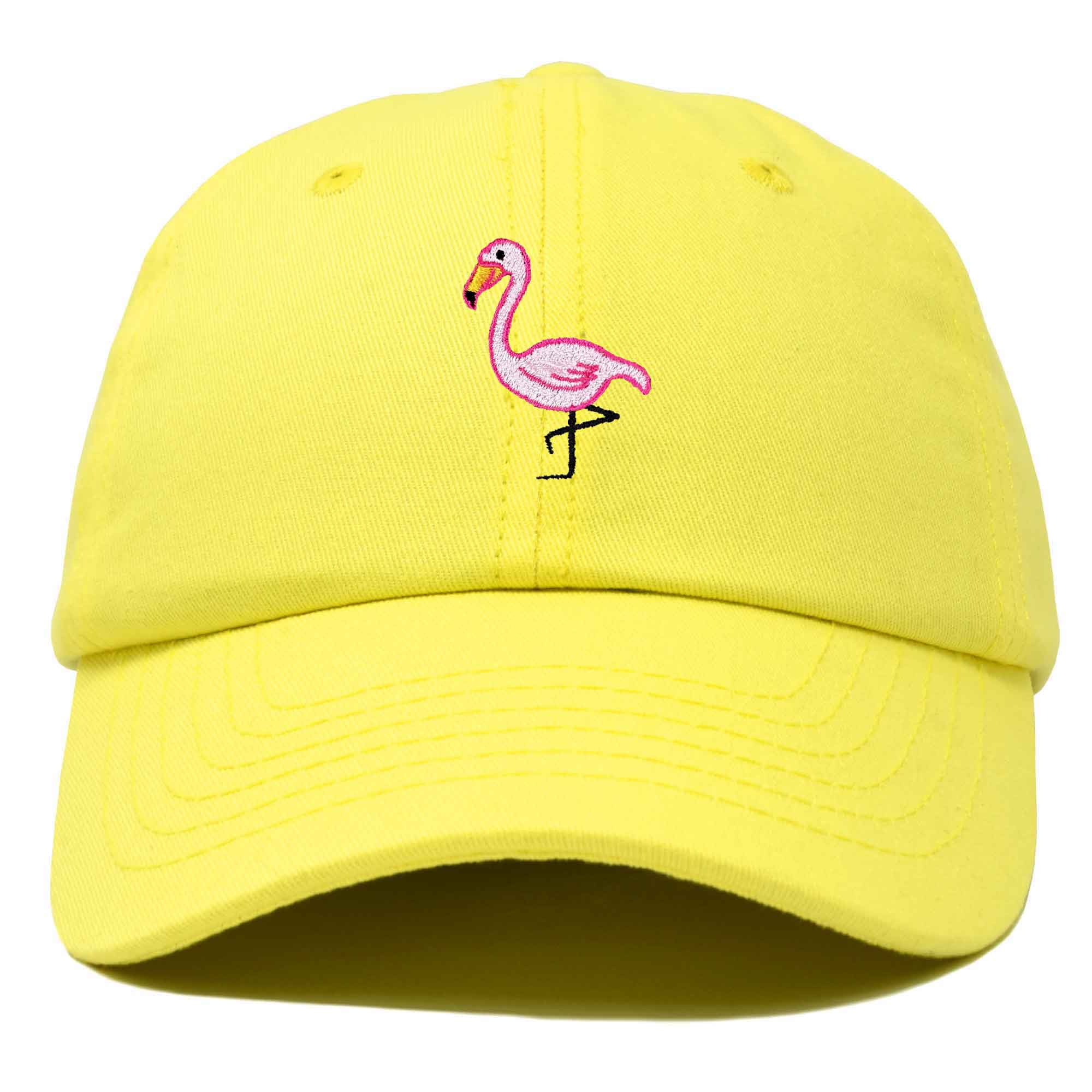 DALIX Flamingo Hat Women's Baseball Cap in Minion Yellow - Walmart.com