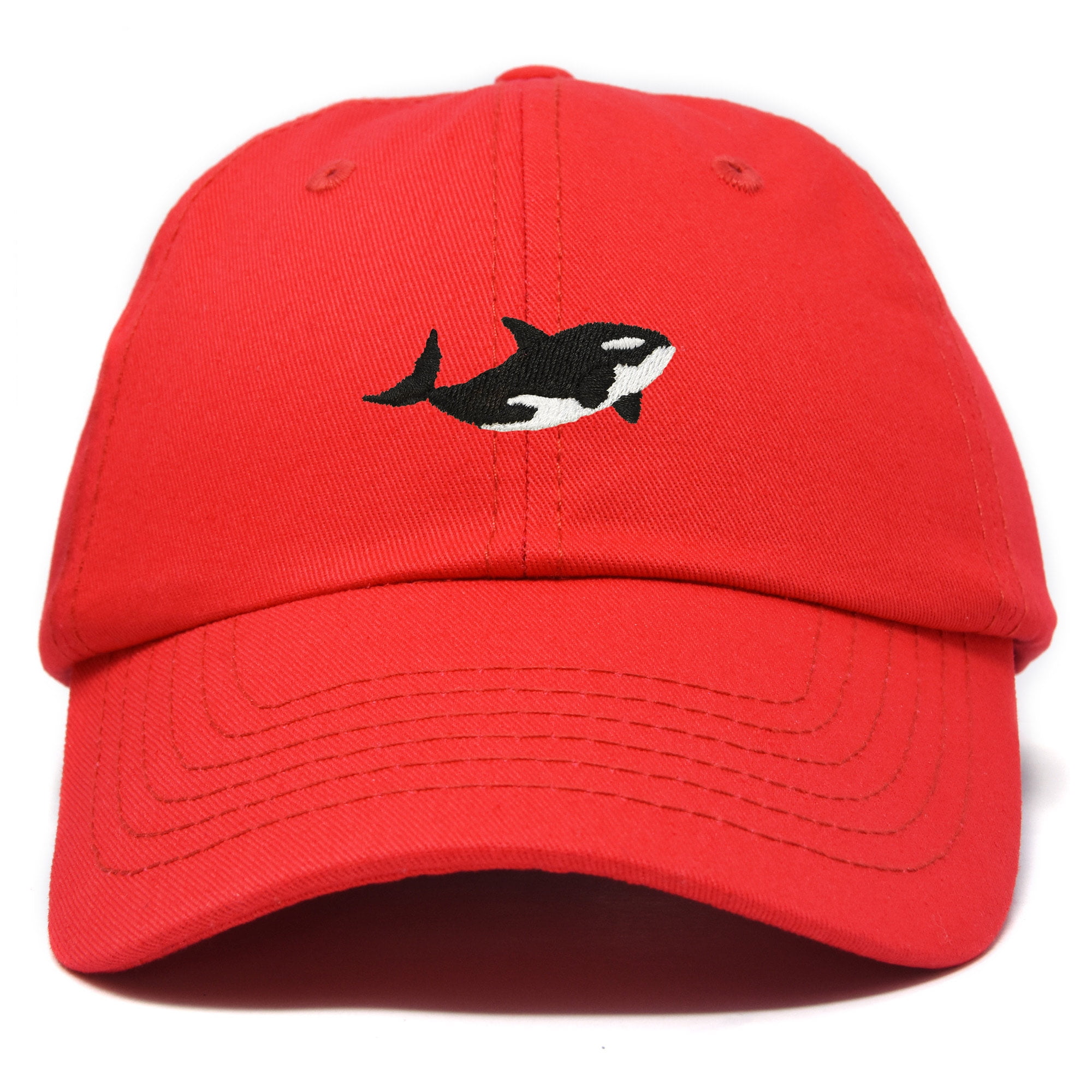 DALIX Killer Whale Hat Orca Marine Life Baseball Cap in Red - Walmart.com