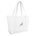 DALIX Large Canvas Tote Bag for Women Work Bag Beach Totes Monogrammed ...