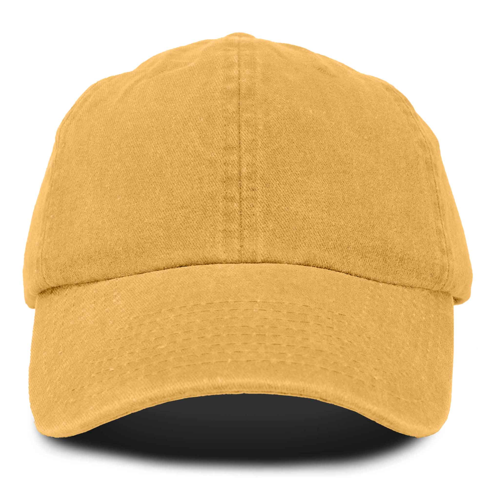 DALIX Mens Pigment Dyed Washed Cotton Cap - Adjustable Hat 6 Panel ...