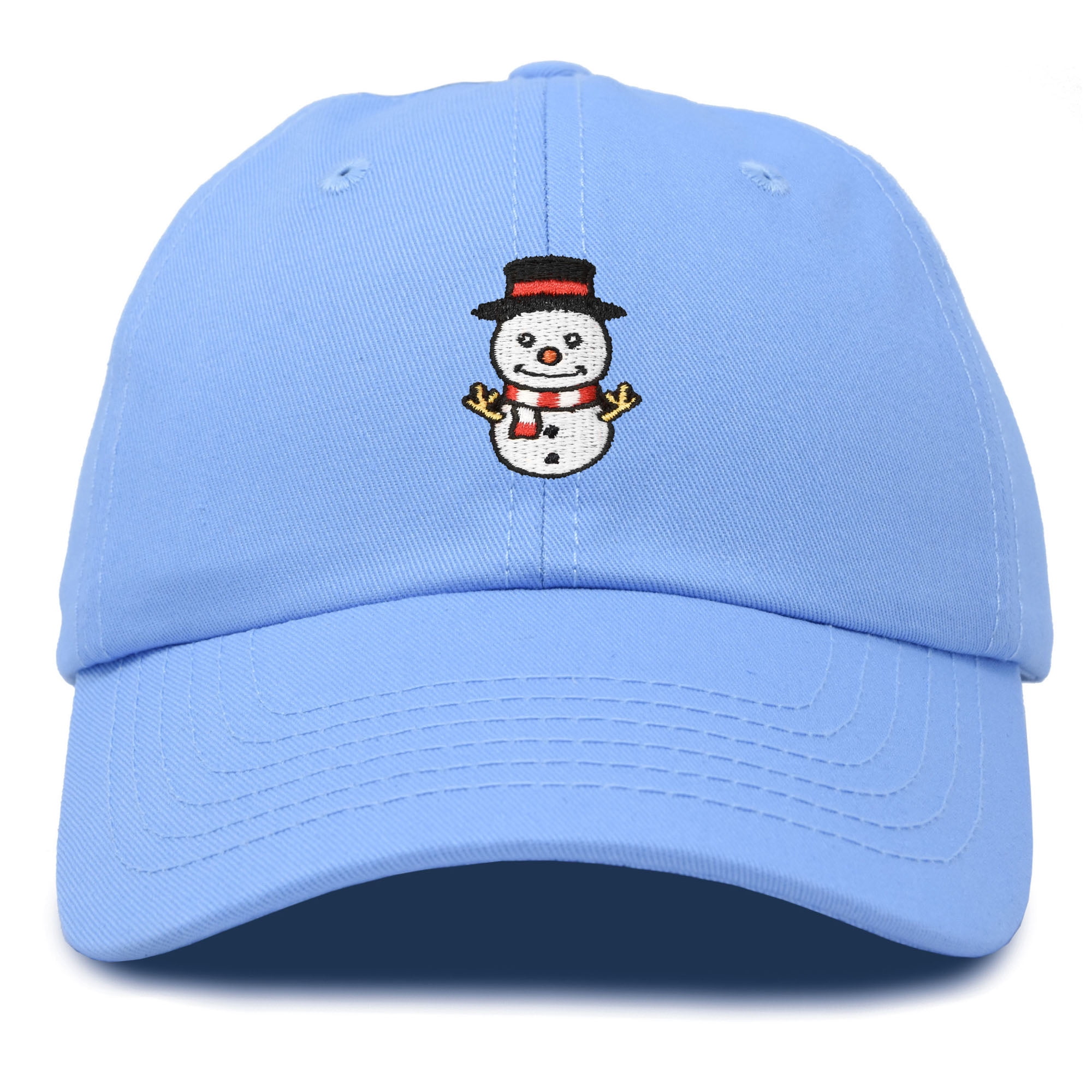 DALIX Mini Snowman Hat Ladies Womens Baseball Cap in Light Blue ...