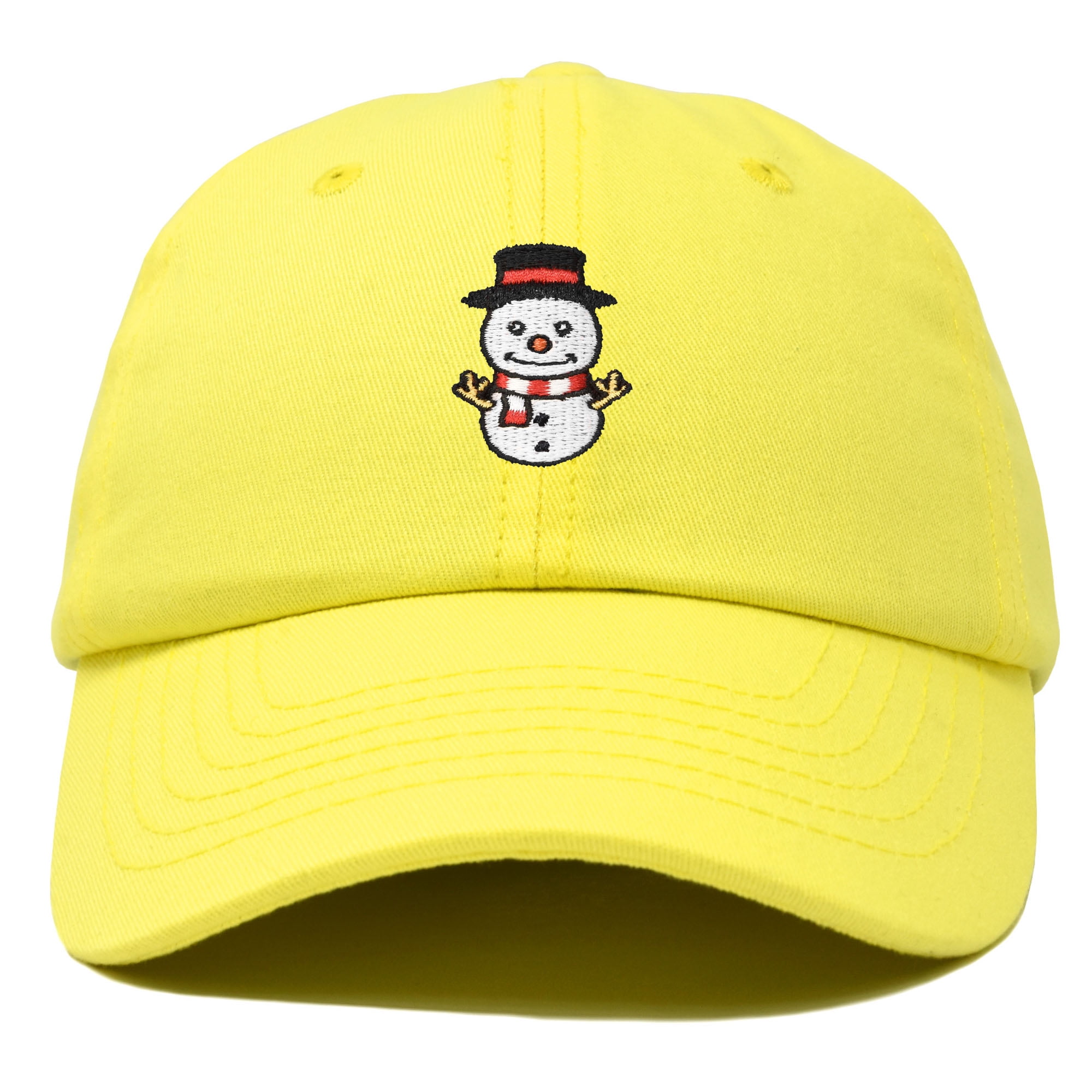 DALIX Mini Snowman Hat Ladies Womens Baseball Cap in Minion Yellow ...