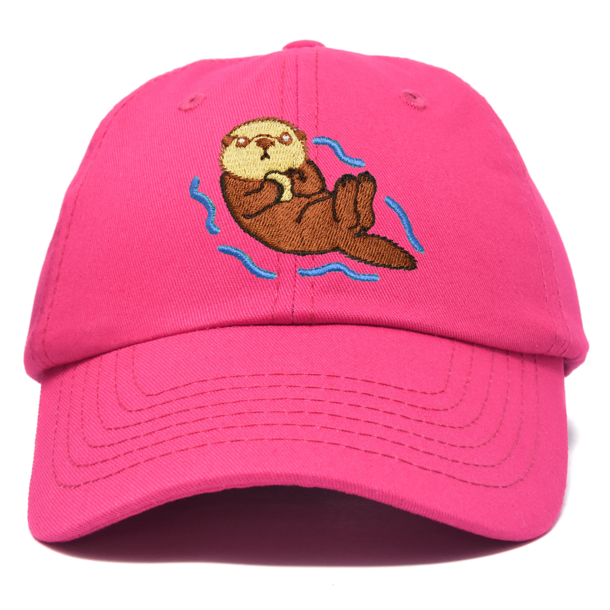 DALIX Otter Cap Animal Dad Hat Embroidered Nature Mom Baseball Cap in ...