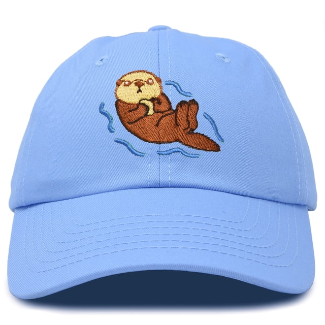 DALIX Otter Cap Animal Dad Hat Embroidered Nature Mom Baseball Cap in ...