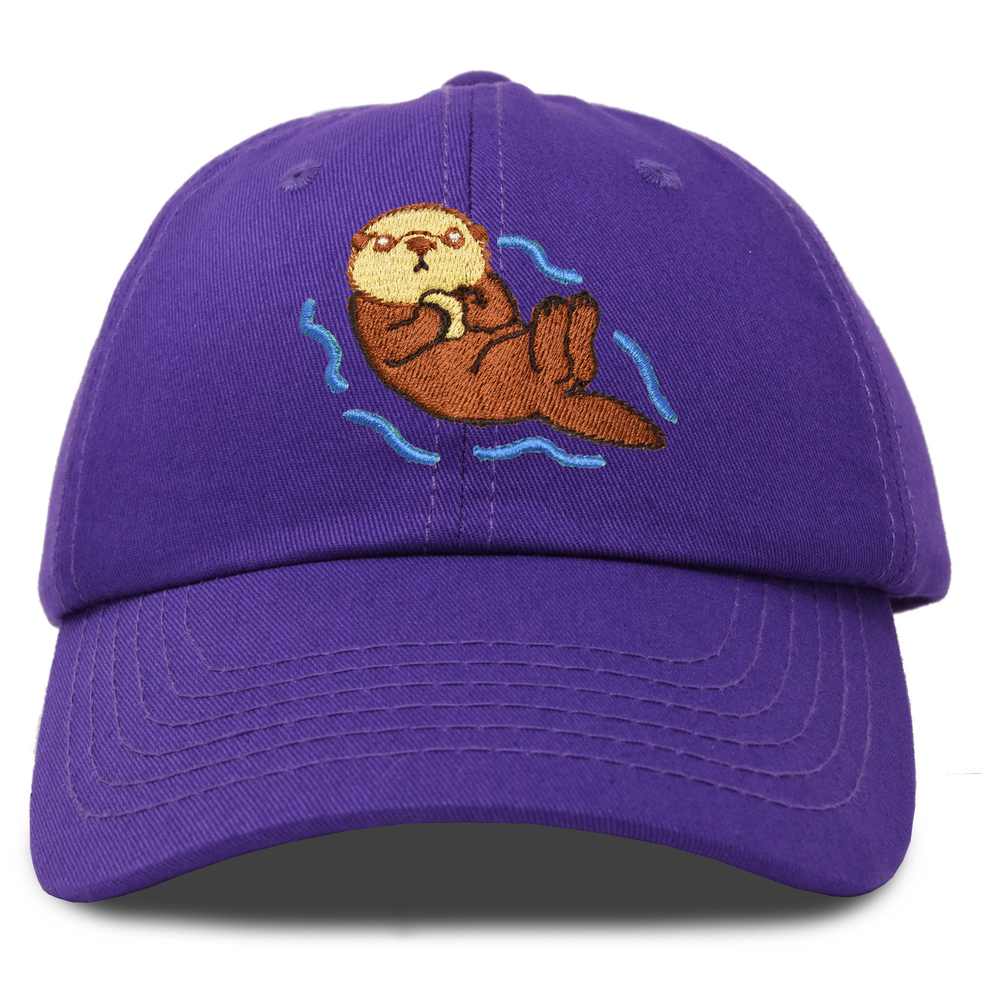 DALIX Otter Cap Animal Dad Hat Embroidered Nature Mom Baseball Cap in ...