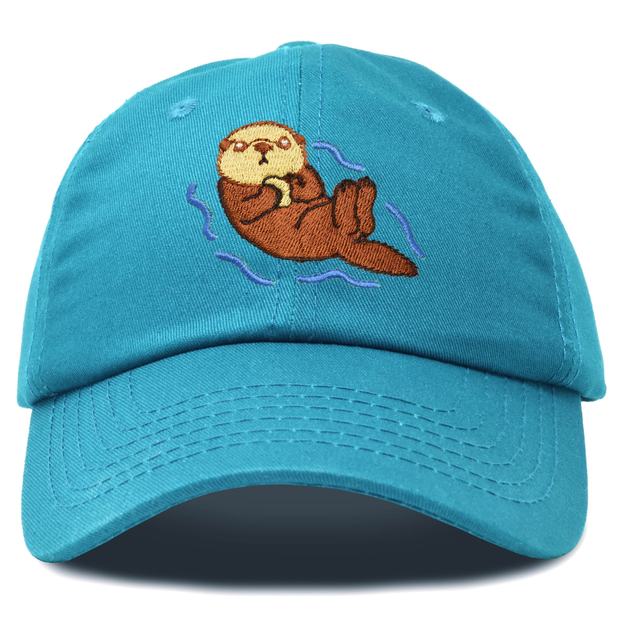 DALIX Otter Cap Animal Dad Hat Embroidered Nature Mom Baseball Cap in ...