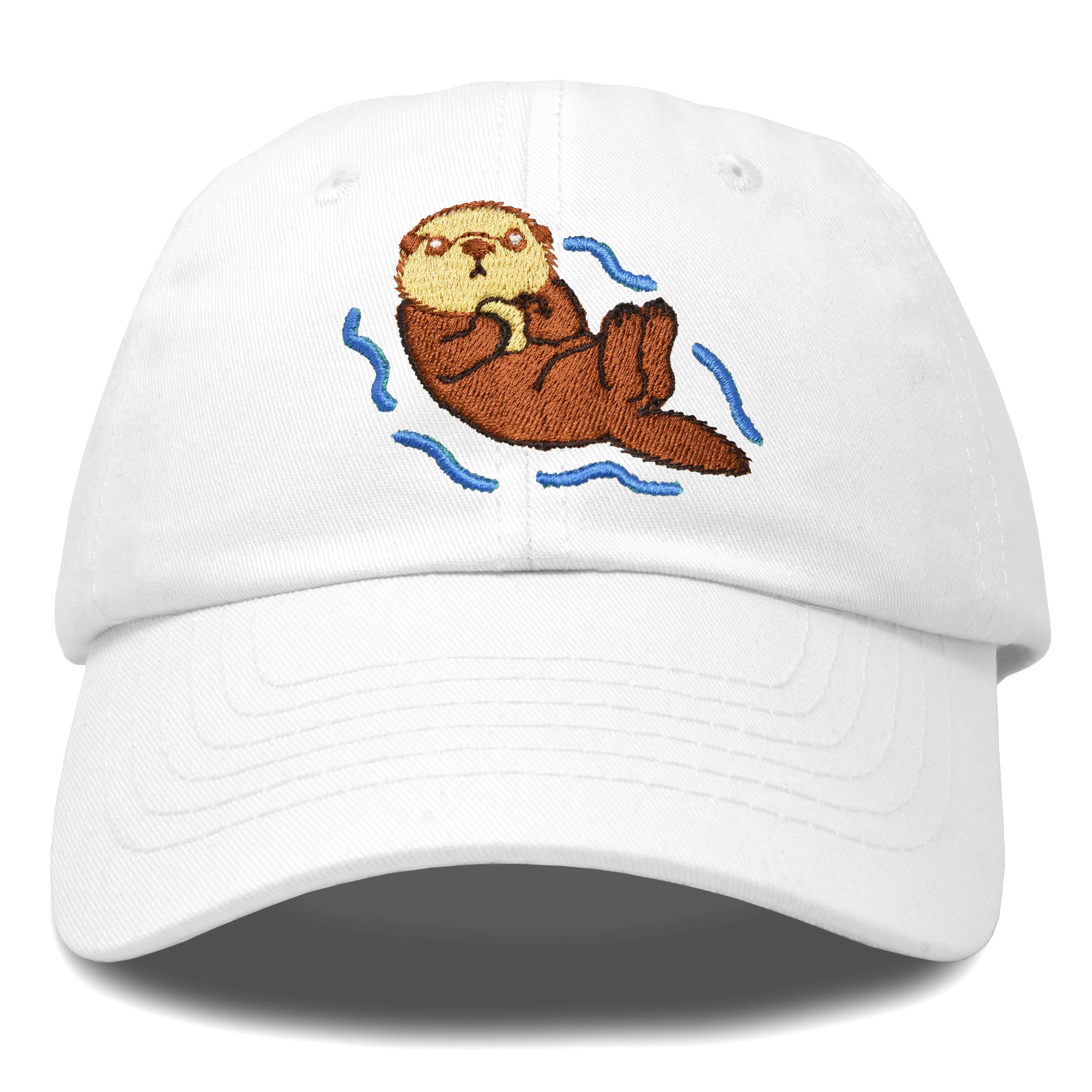 DALIX Otter Cap Animal Dad Hat Embroidered Nature Mom Baseball Cap in ...