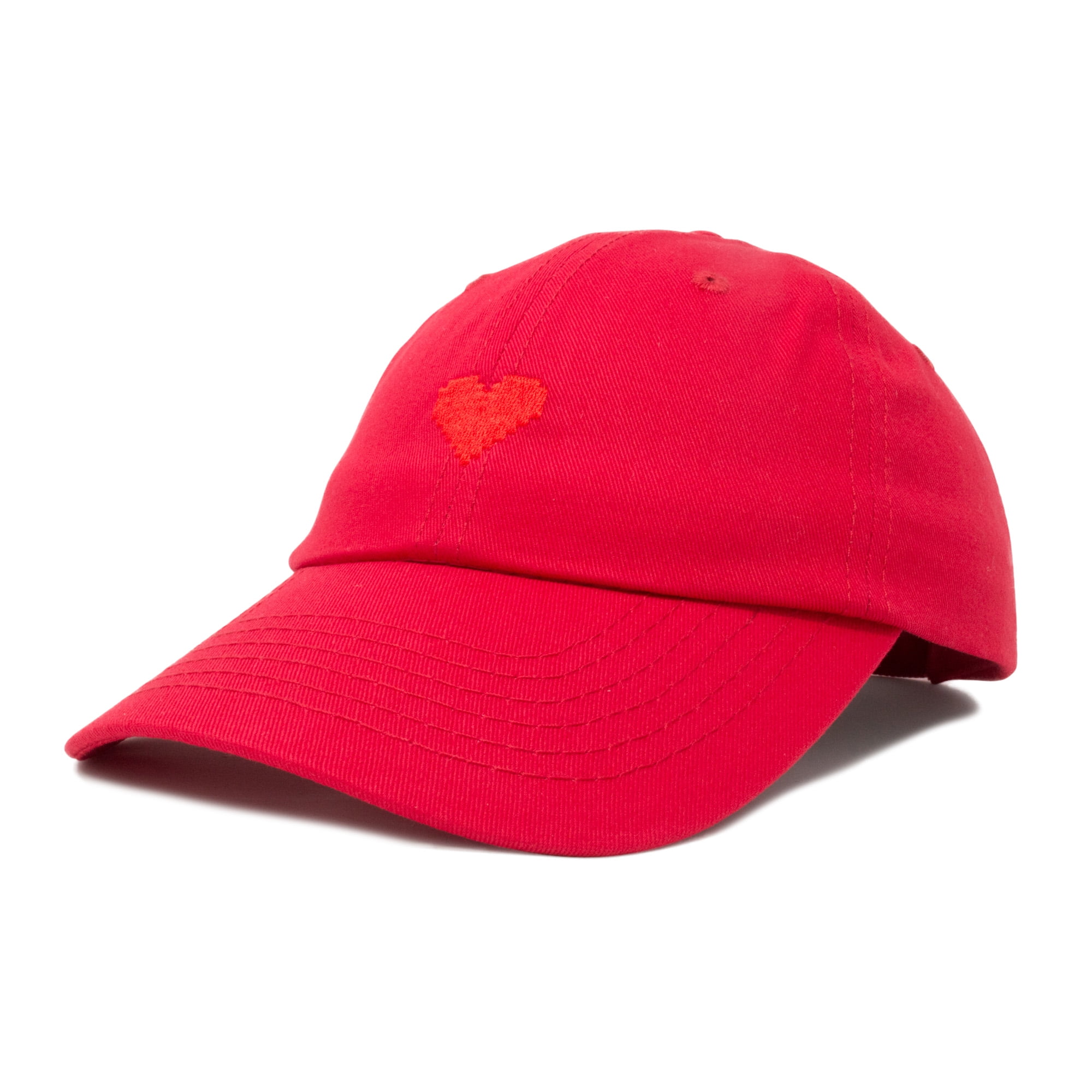 DALIX Pixel Heart Hat Womens Dad Hats Cotton Caps Embroidered ...