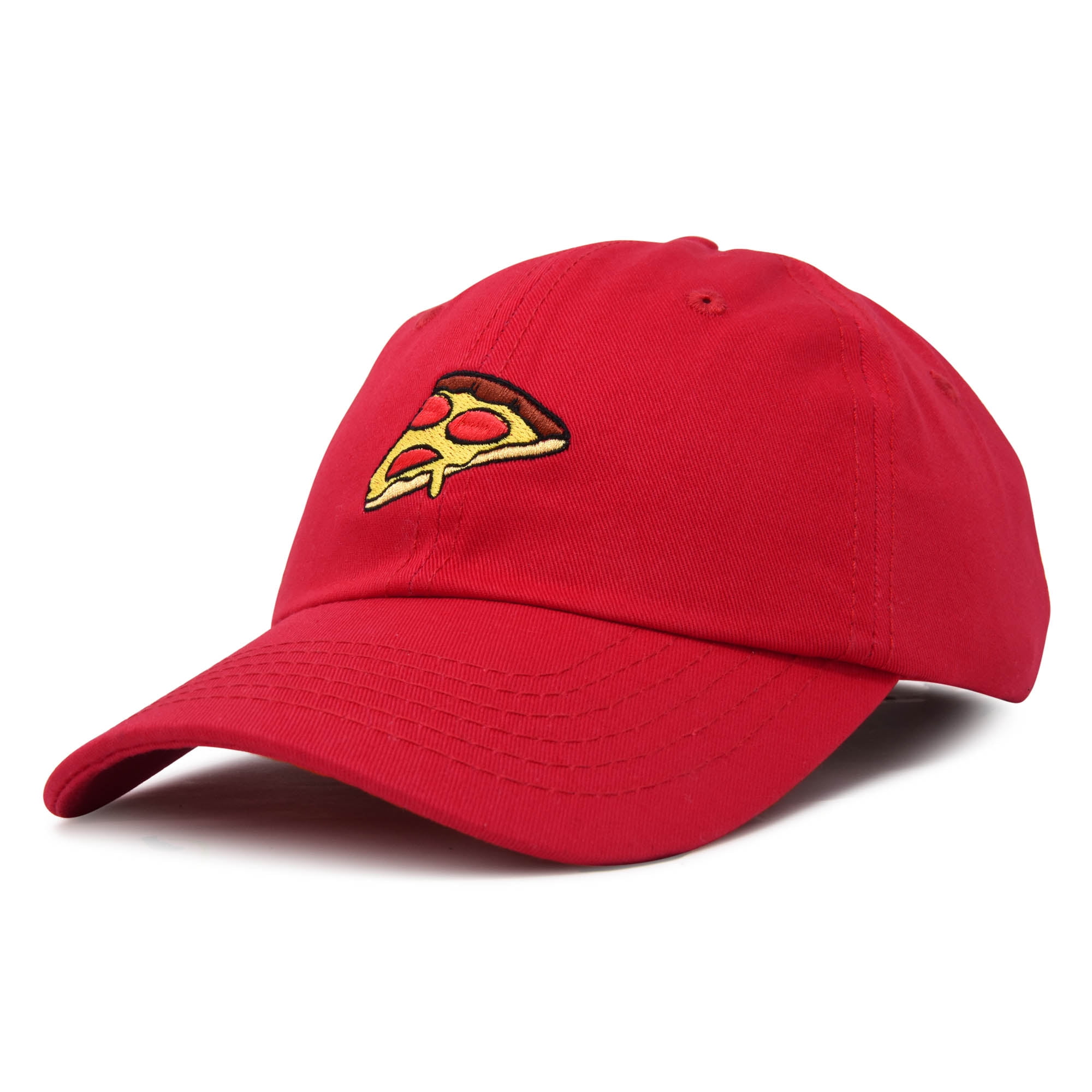 DALIX Pizza Slice Hat Baseball Cap in Red - Walmart.com