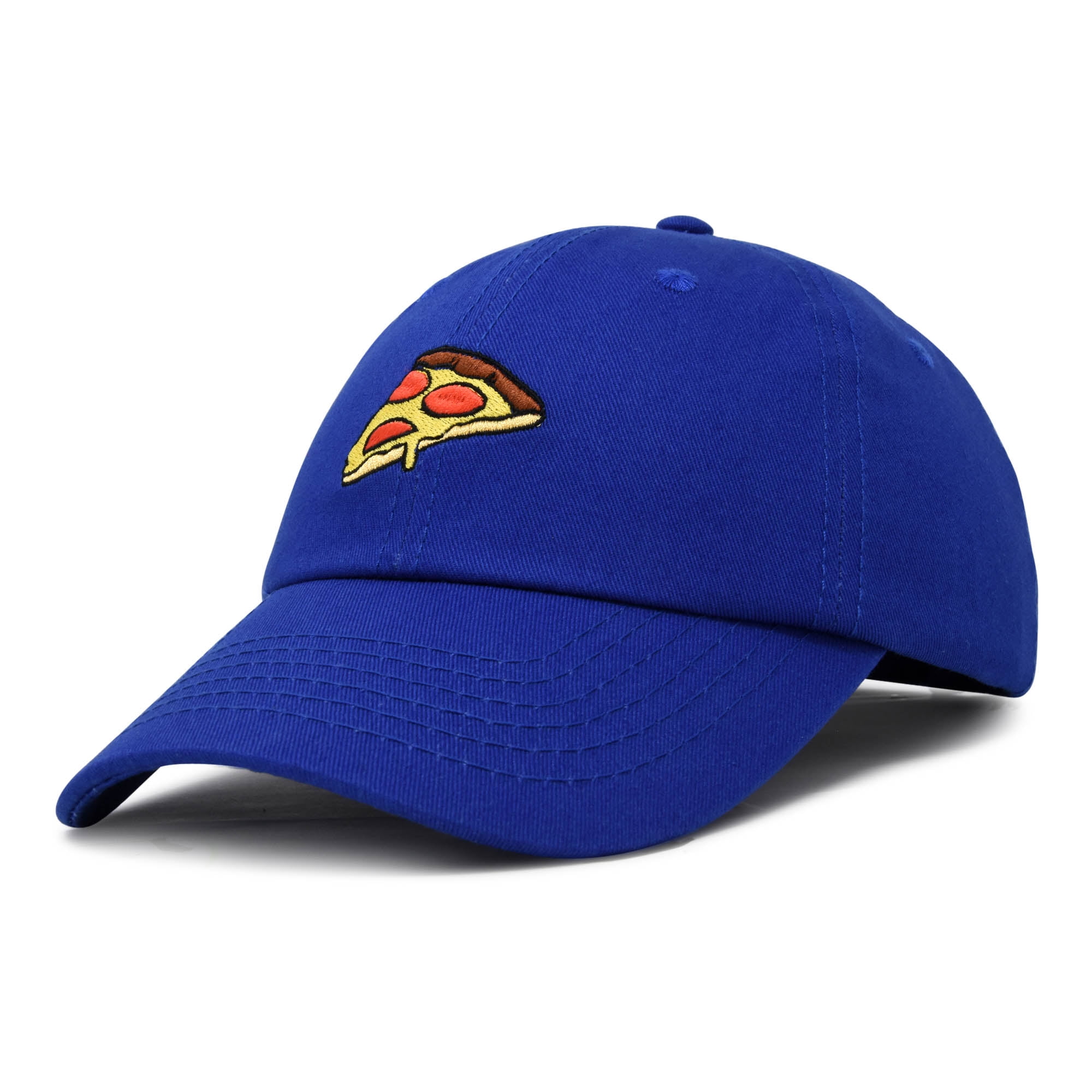 DALIX Pizza Slice Hat Baseball Cap in Royal Blue - Walmart.com
