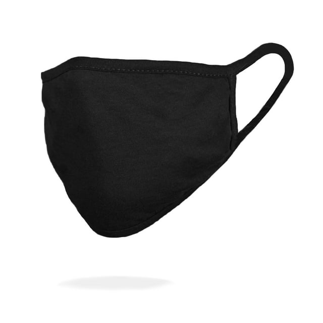 DALIX Premium Cotton Cloth Mask Reuseable Washable in Black Made in USA ...