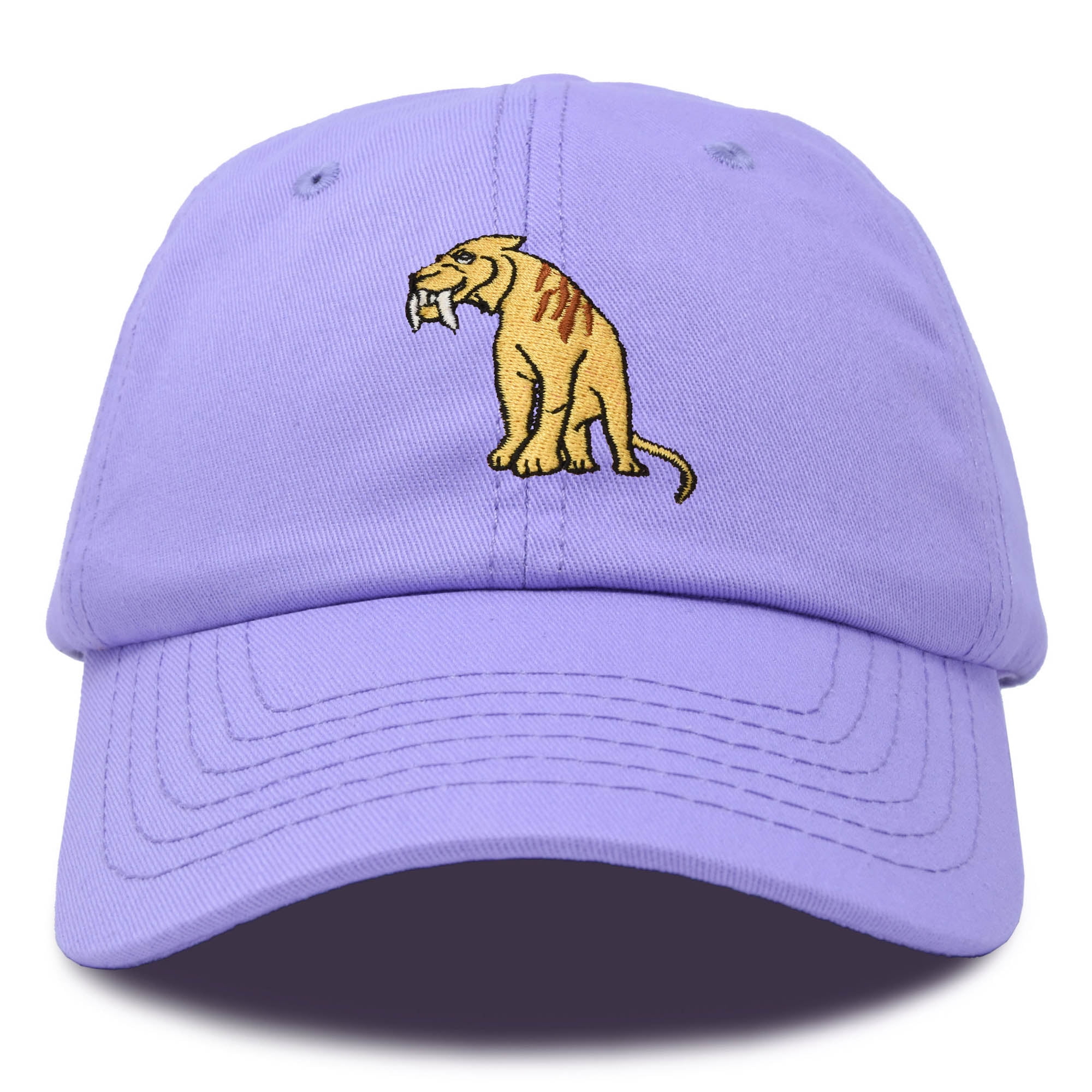 DALIX Sabertooth Tiger Kids Hat Boys Girls Baseball Cap in Lavender ...