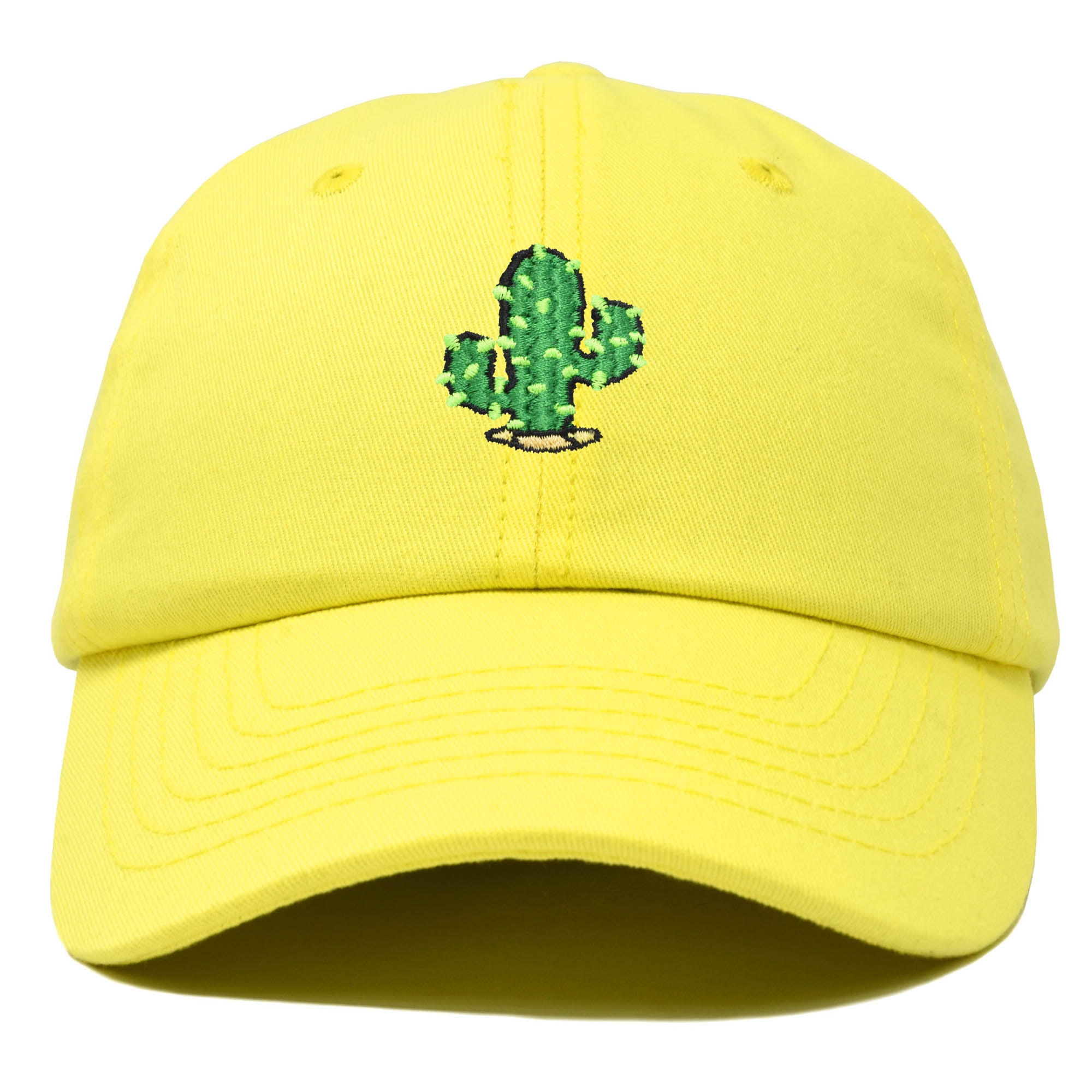DALIX Saguaro Cactus Hat Womens Succulent Baseball Cap in Minion Yellow ...