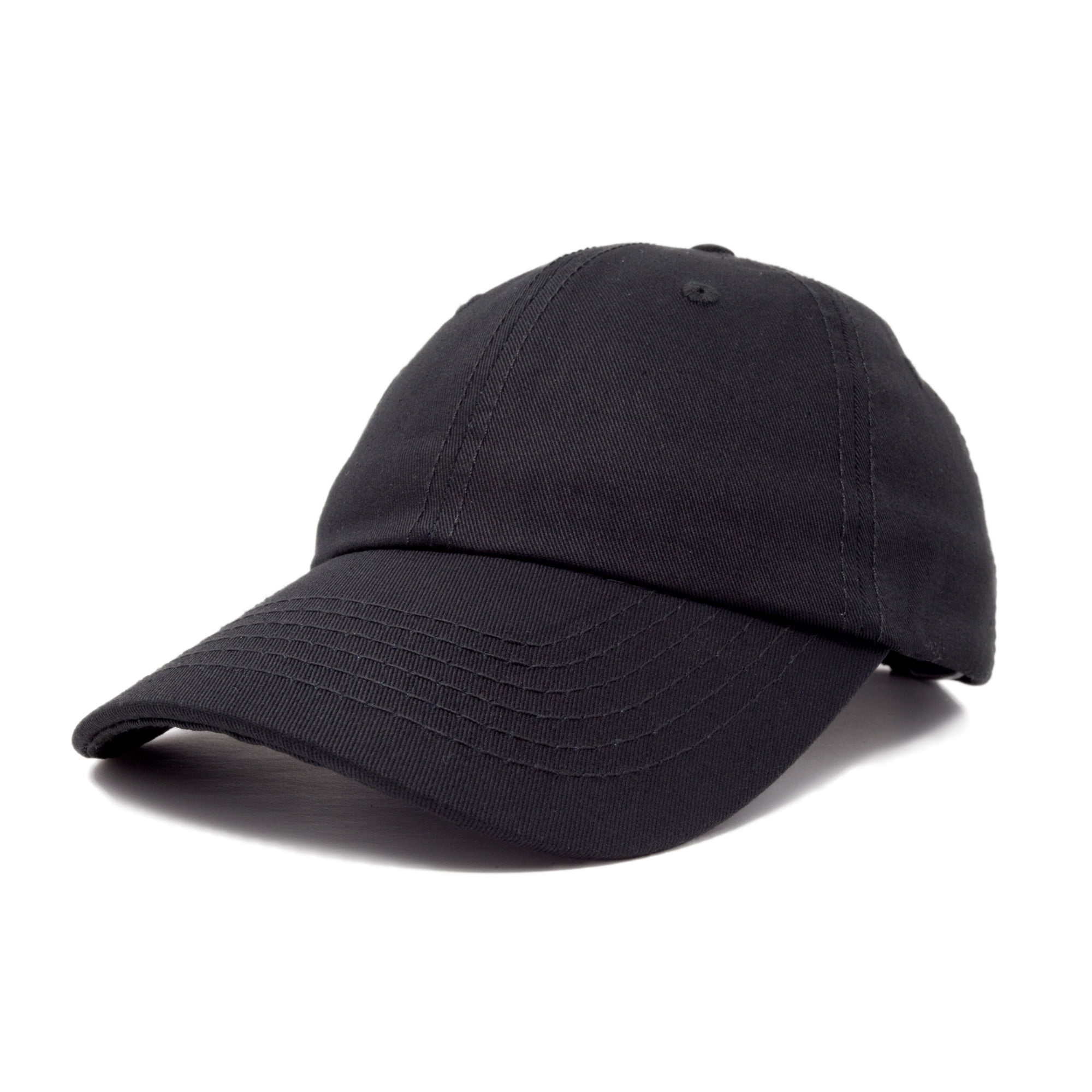 DALIX Unisex Cotton Cap, Adjustable Plain Baseball Hat, Soft and ...