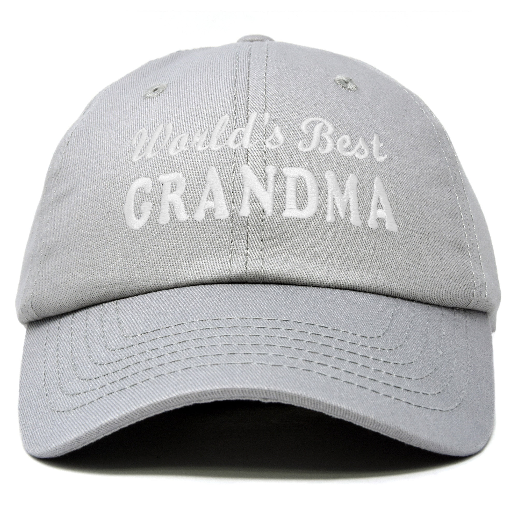 DALIX Worlds Best Grandma Hat Gift Embroidered Cotton Cap in Hot Pink ...