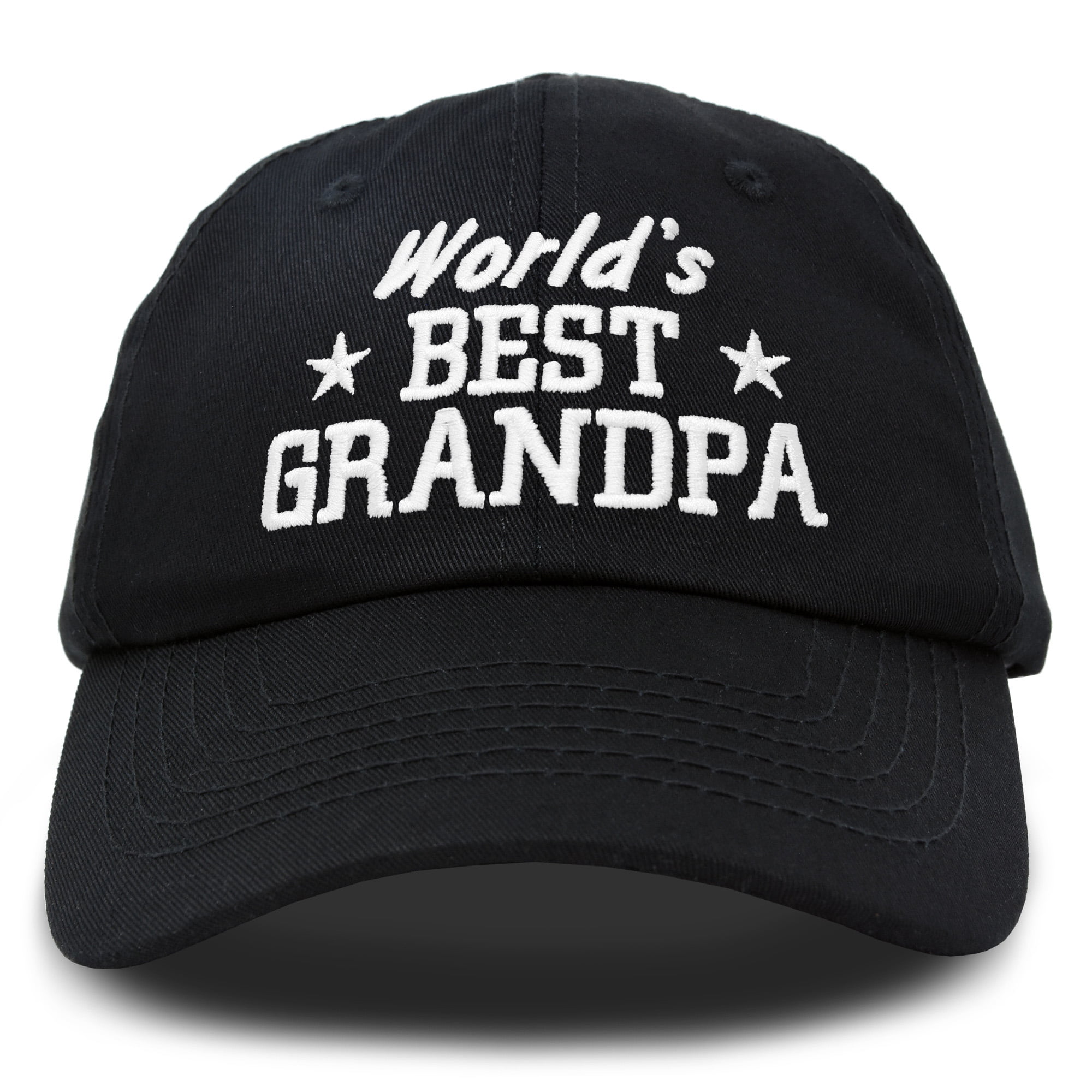 DALIX Grandpa Dad Hat, Black Cotton Cap, Gift for Grandfather - Walmart.com