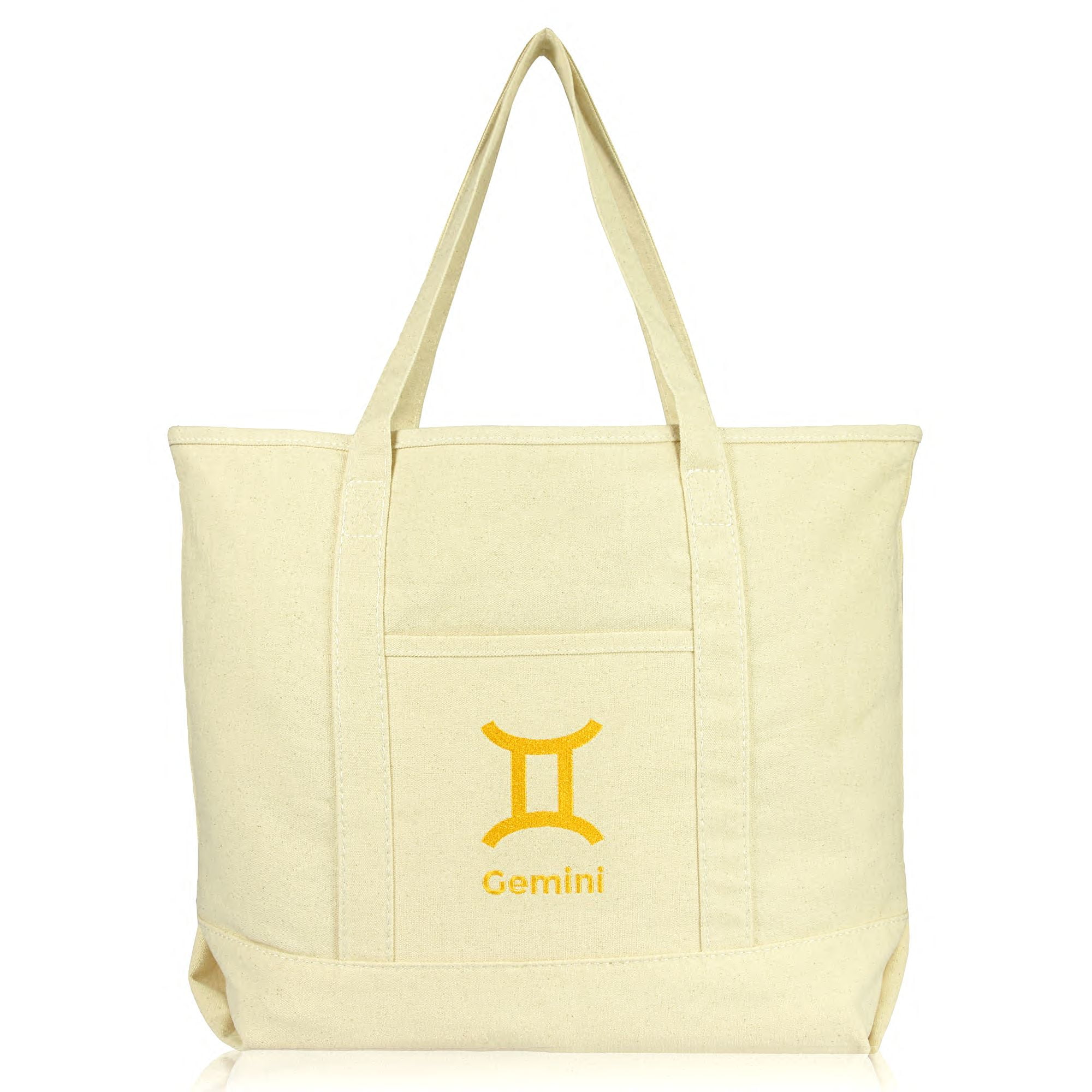DALIX Zodiac Sign Tote Bag Horoscope Astrology - Gemini Natural ...