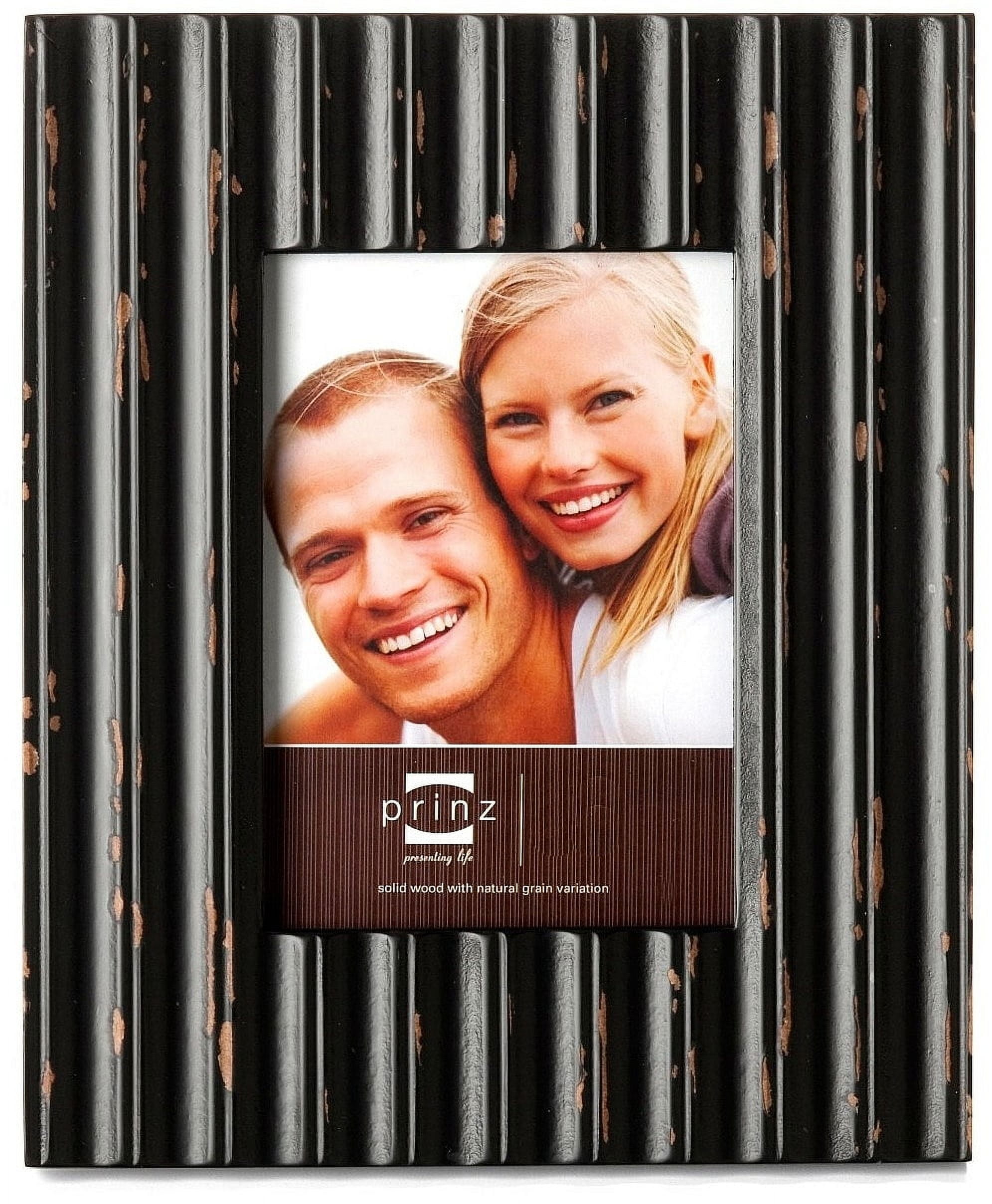 DALTON Black rustic barnwood siding frame by Prinz - 5x7 - Walmart.com