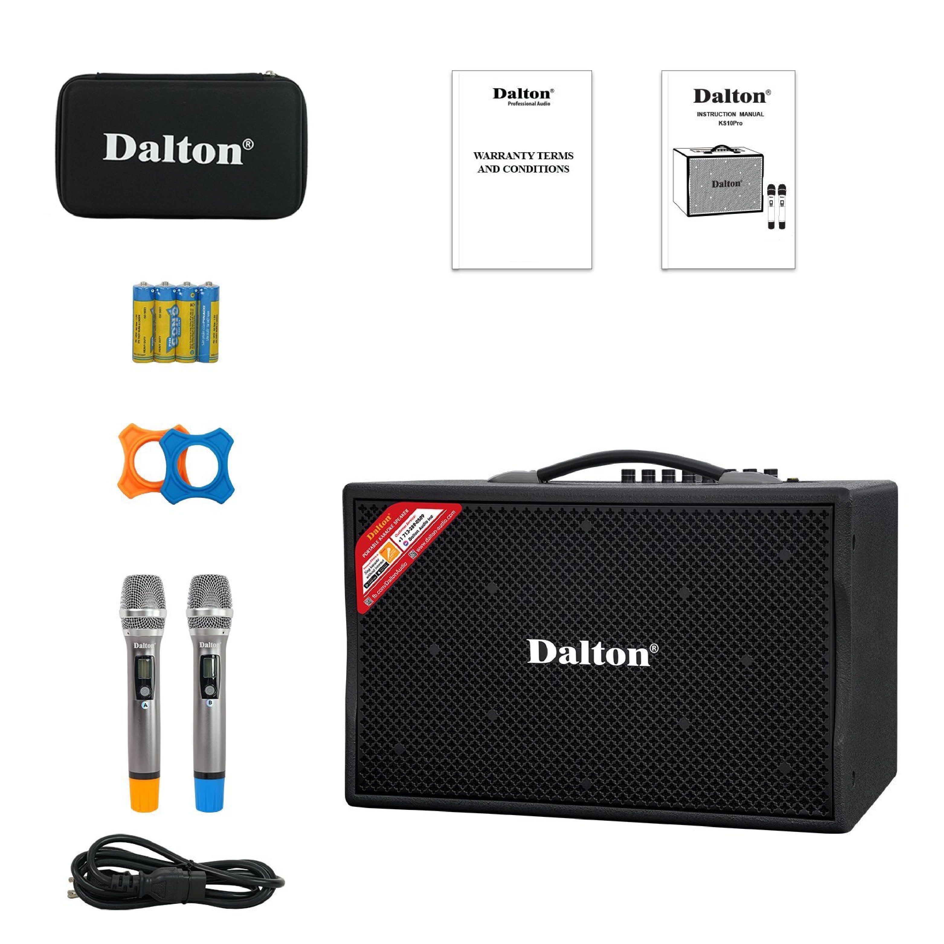 DALTON KS10Pro Portable Bluetooth Speaker for Adults, Kids 300W | 2 UHF ...