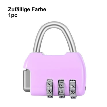 TraverGo 3 Digit Combination Lock, Black TR1120BK - Walmart.com