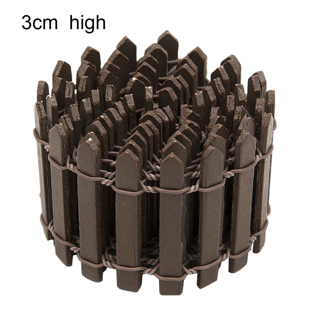 DALX Miniature Garden Fence Succulents Potted Flower Bonsai Decorative ...