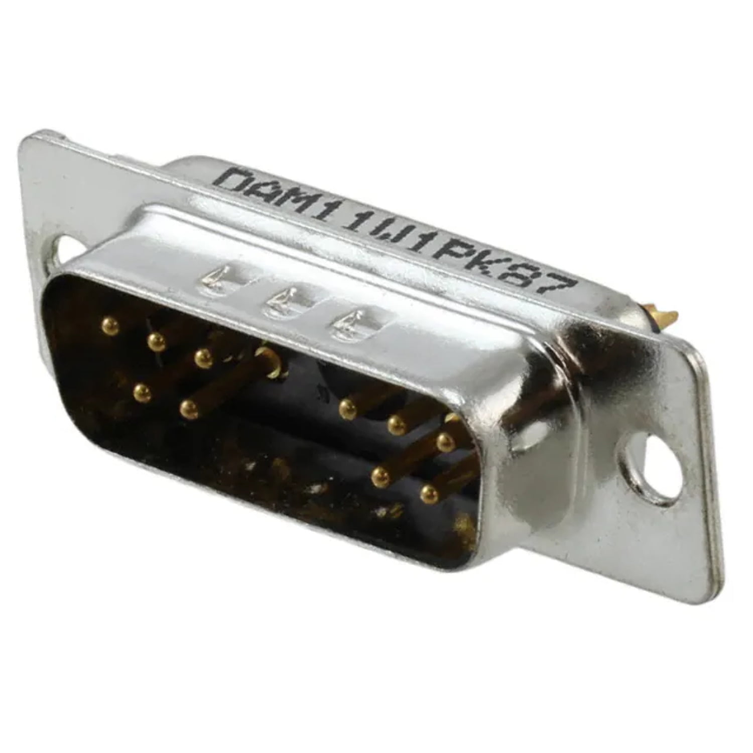 DAM-11W1-P-K87 Connector D-Subminiature 11 Position Male Pins - Walmart.com