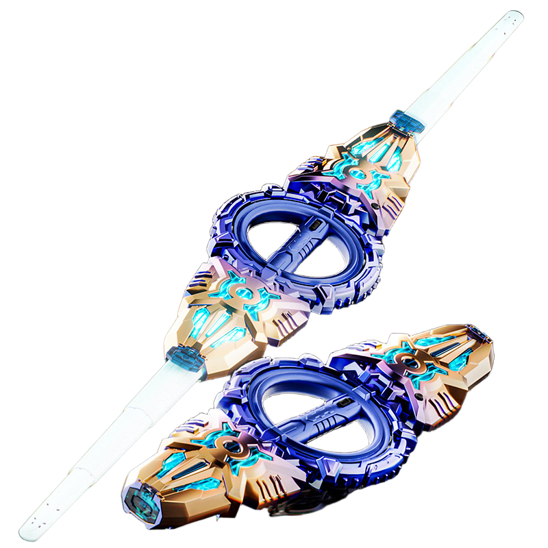 DAMAI 24-Color Retractable Fire-rotating Double-edged Sword, Flashing ...