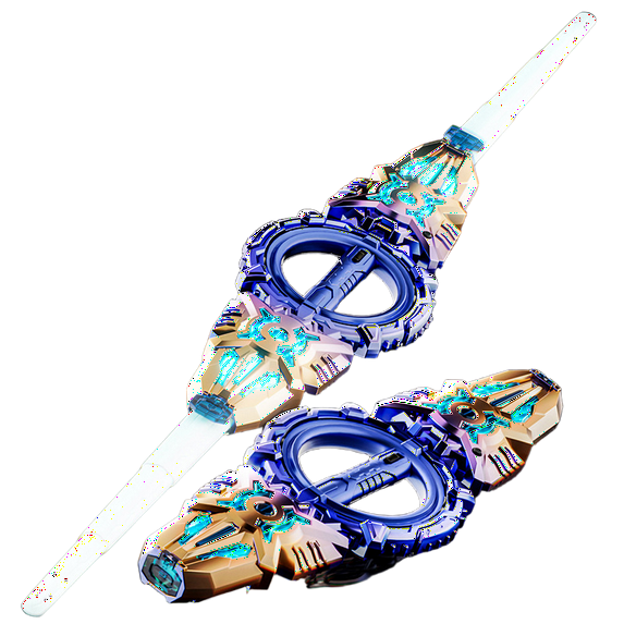 DAMAI 24-Color Retractable Fire-rotating Double-edged Sword, Flashing ...