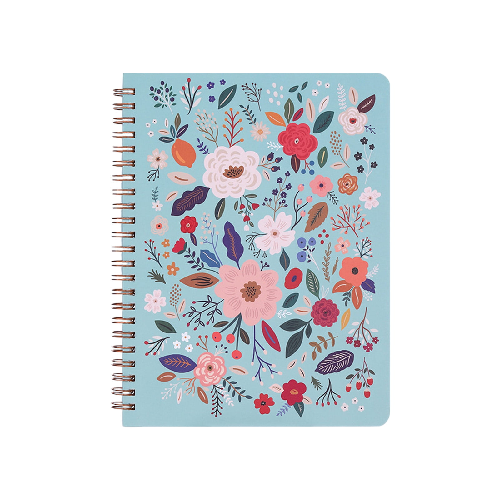 DAMAI Aesthetic Spiral Notebook For Women,6x8 A5 Lined Journal for ...