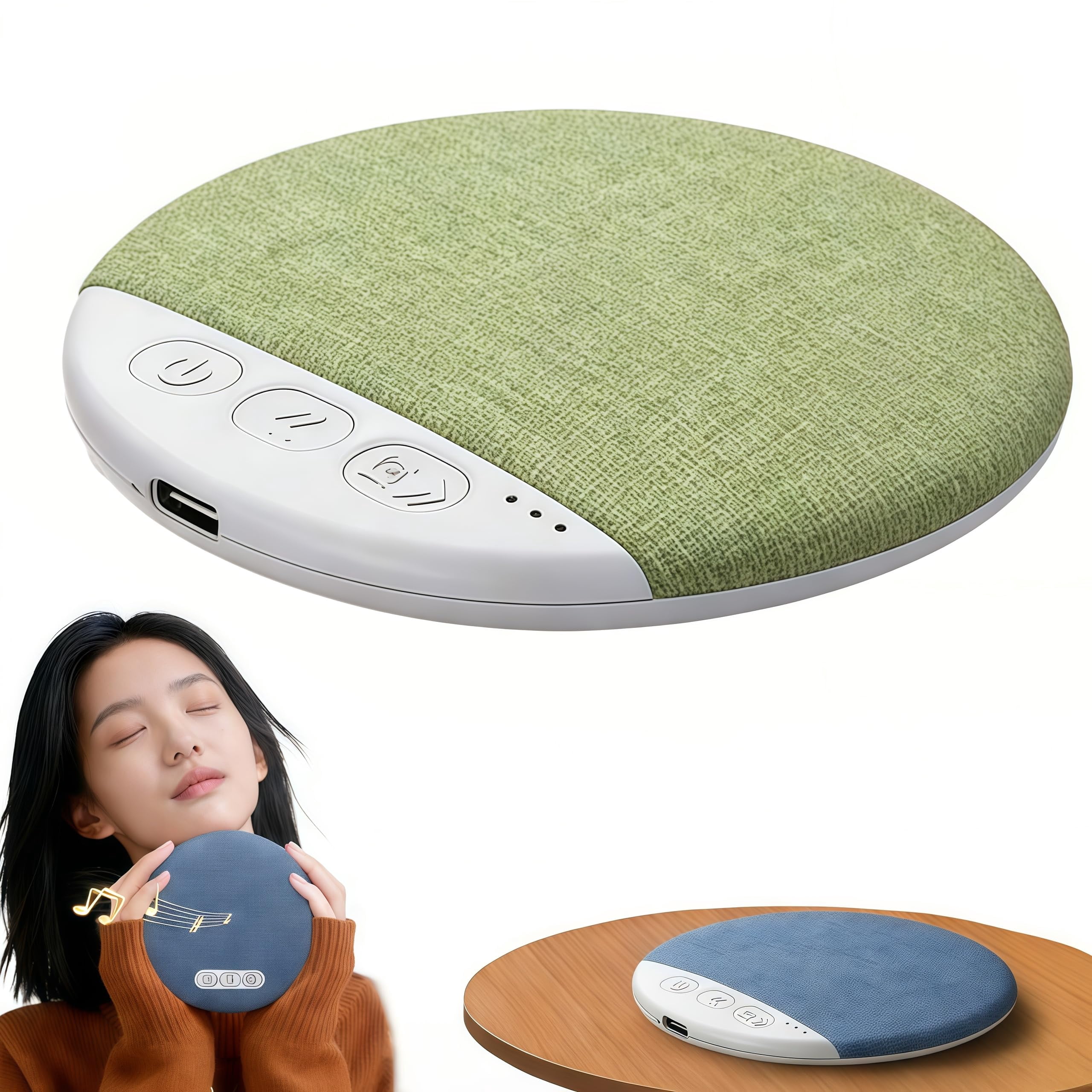 DAMAI Bluetooth Pillow Speaker For Sleeping Mini Portable Under Pillow ...