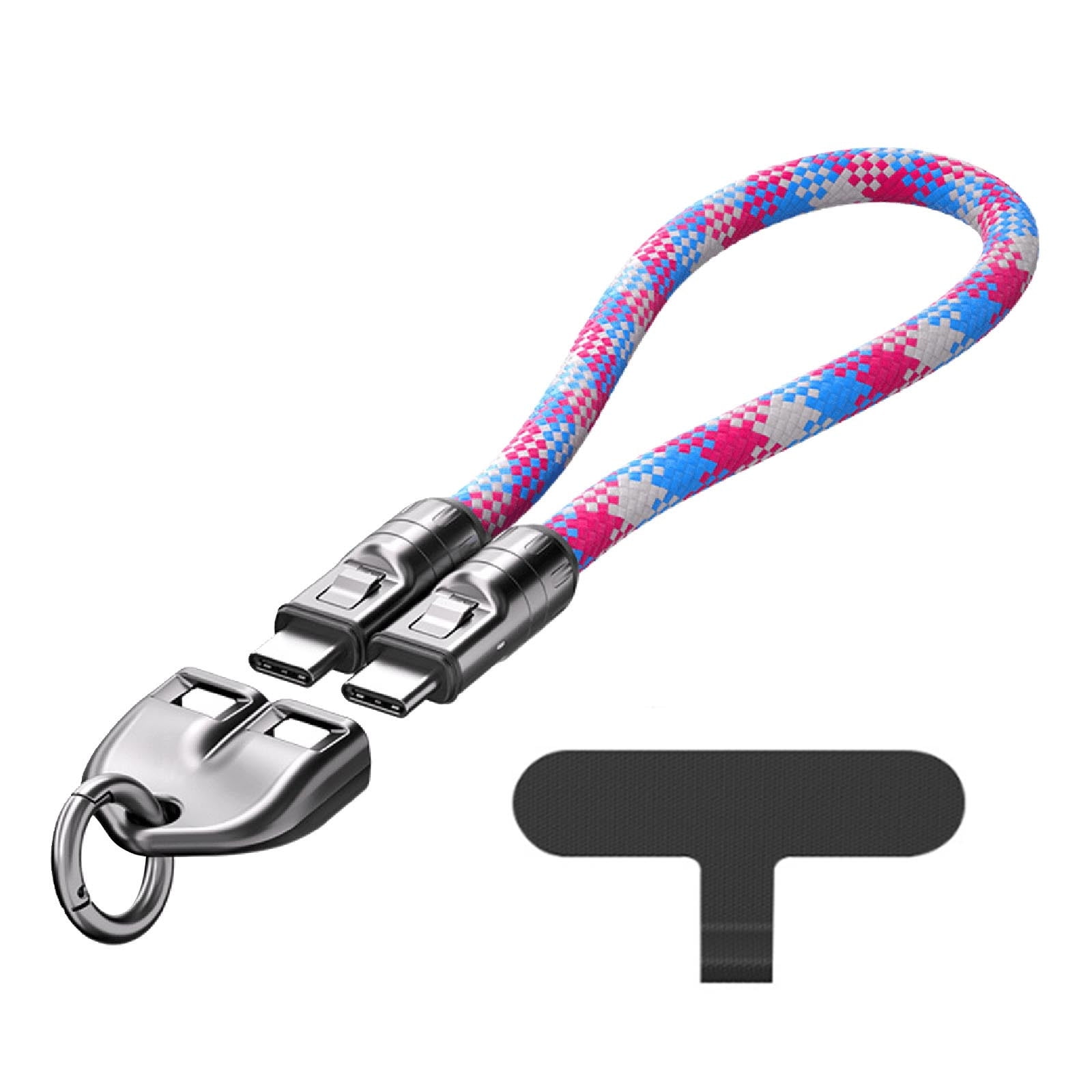 DAMAI C to C 240W Charging Cable with Wearable Bracelet Design,2-in-1 ...