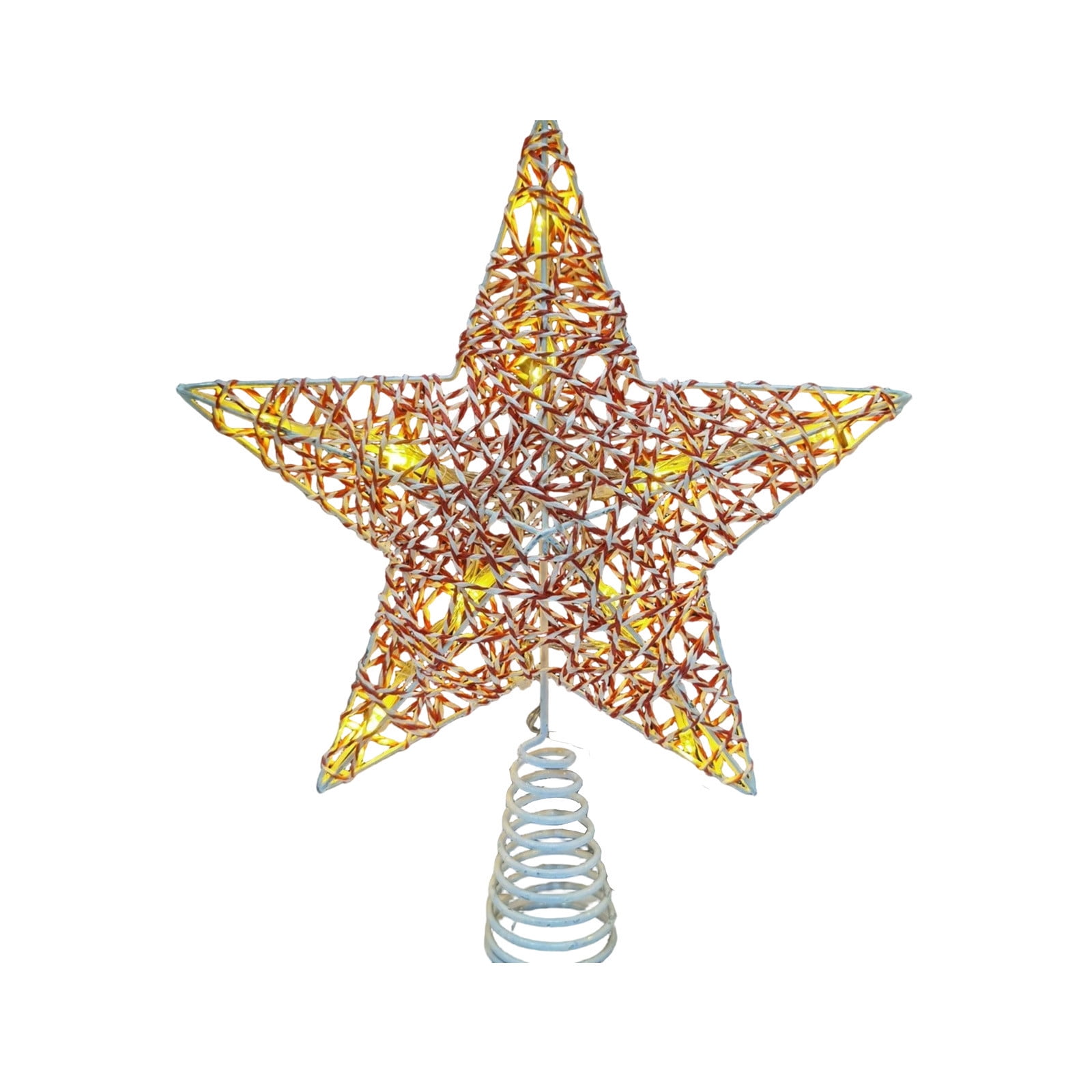 DAMAI Christmas Tree Topper Star - Christmas Tree Topper Star with LED ...
