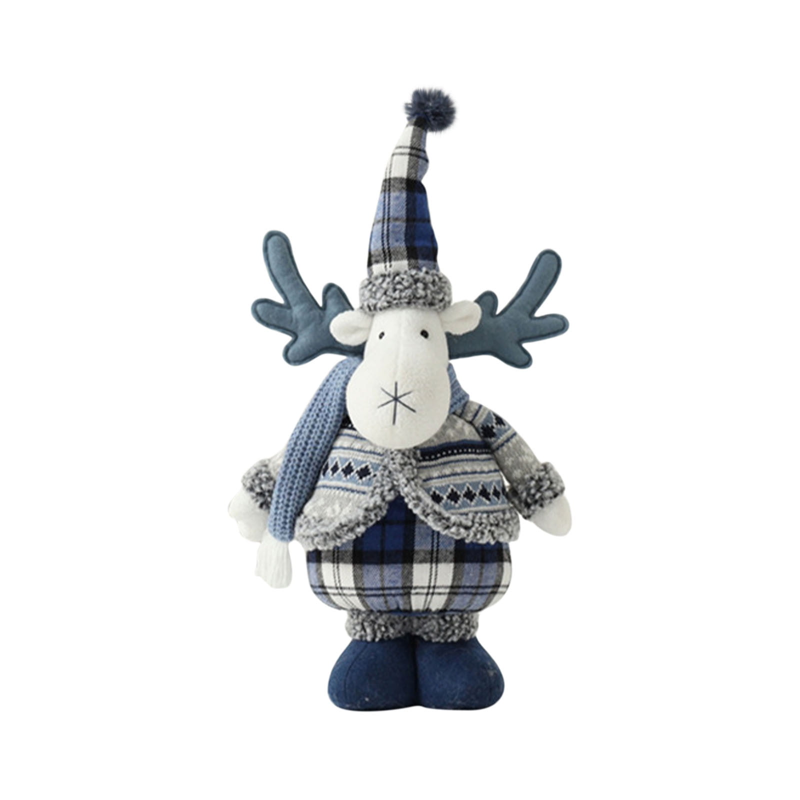 DAMAI Cute Christmas Snowman Doll Figures Ornament,Handmade Christmas ...