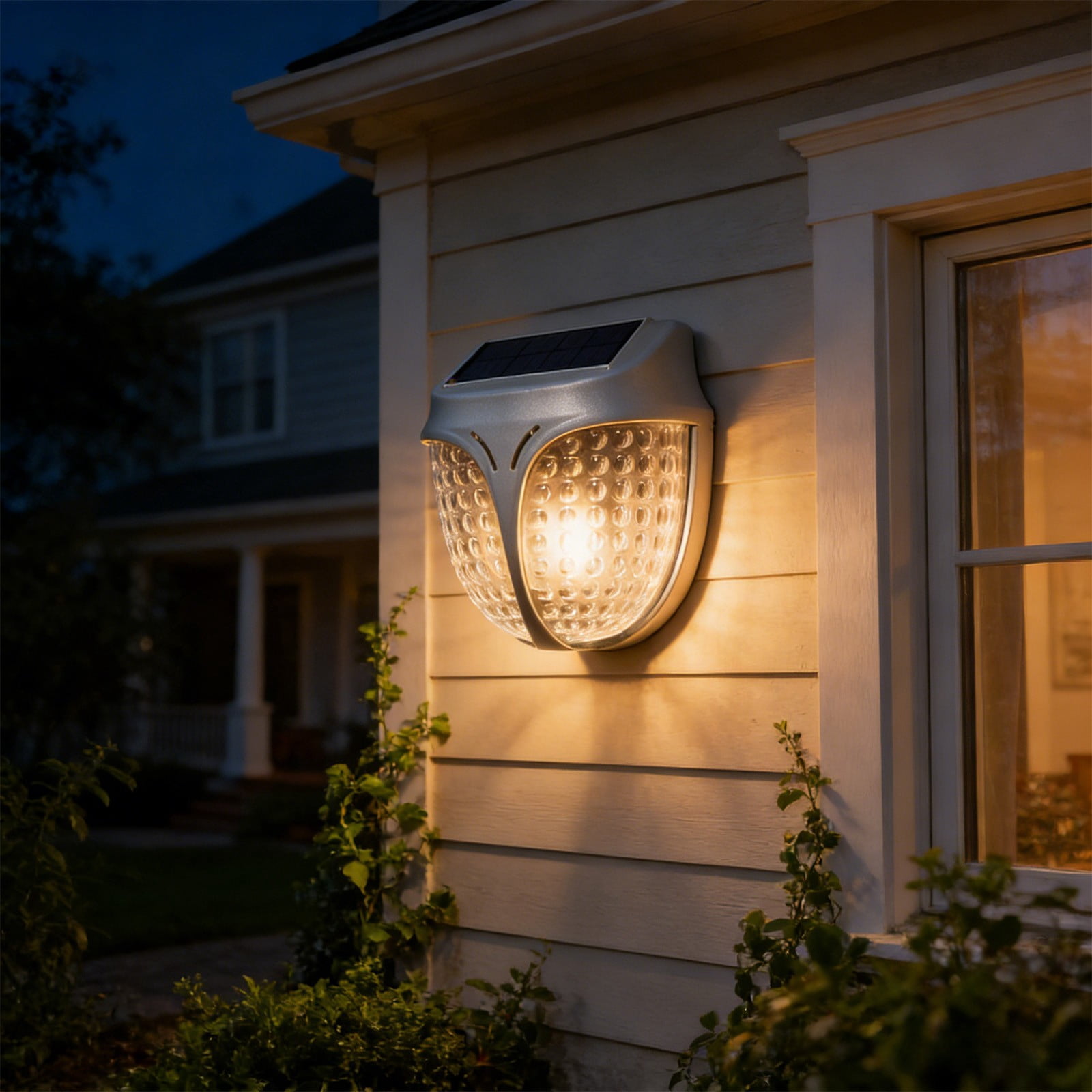 DAMAI Energetic Solar Garden Lights with Dusk to Dawn Sensors, Raised ...