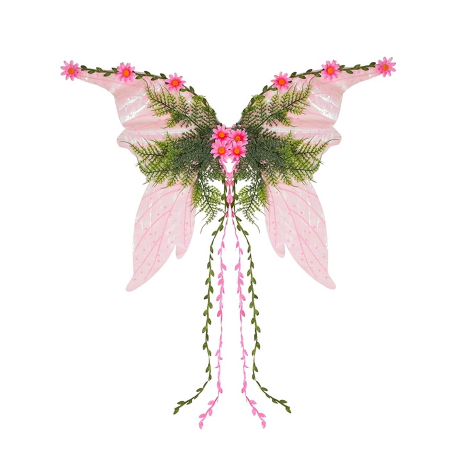 DAMAI Green Fairy Wings for Women,Mother Nature Woodland Elf Wings with ...