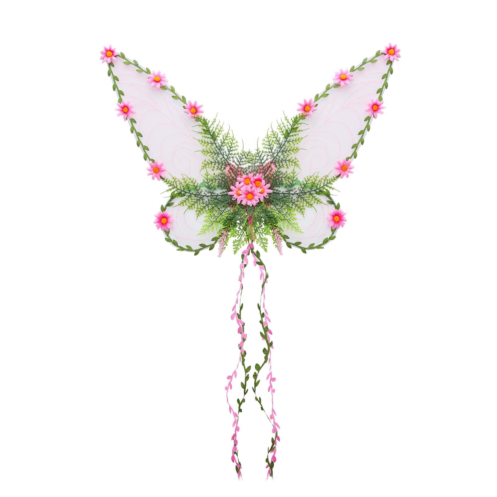 DAMAI Green Fairy Wings for Women,Mother Nature Woodland Elf Wings with ...