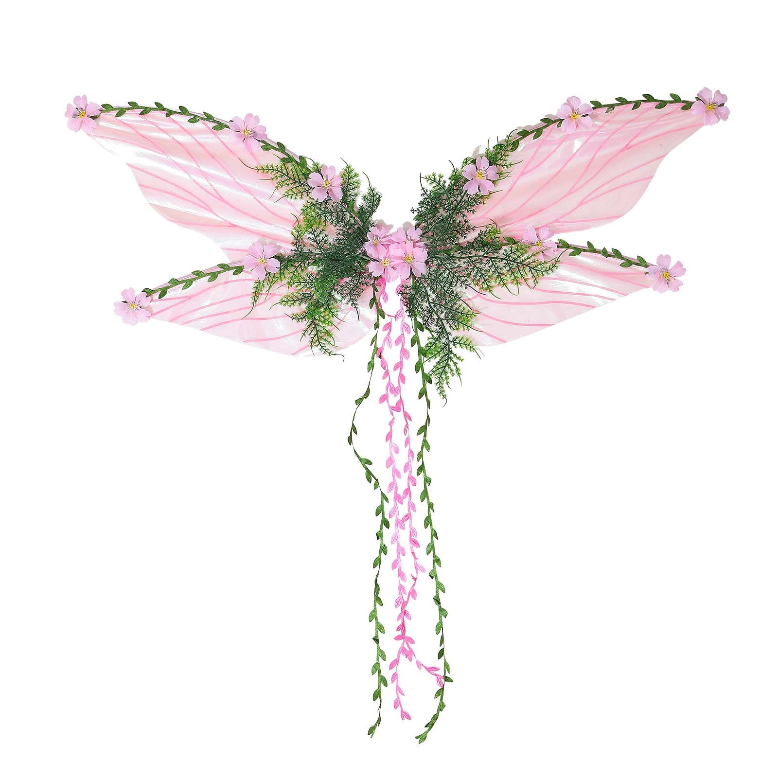 DAMAI Green Fairy Wings for Women,Mother Nature Woodland Elf Wings with ...