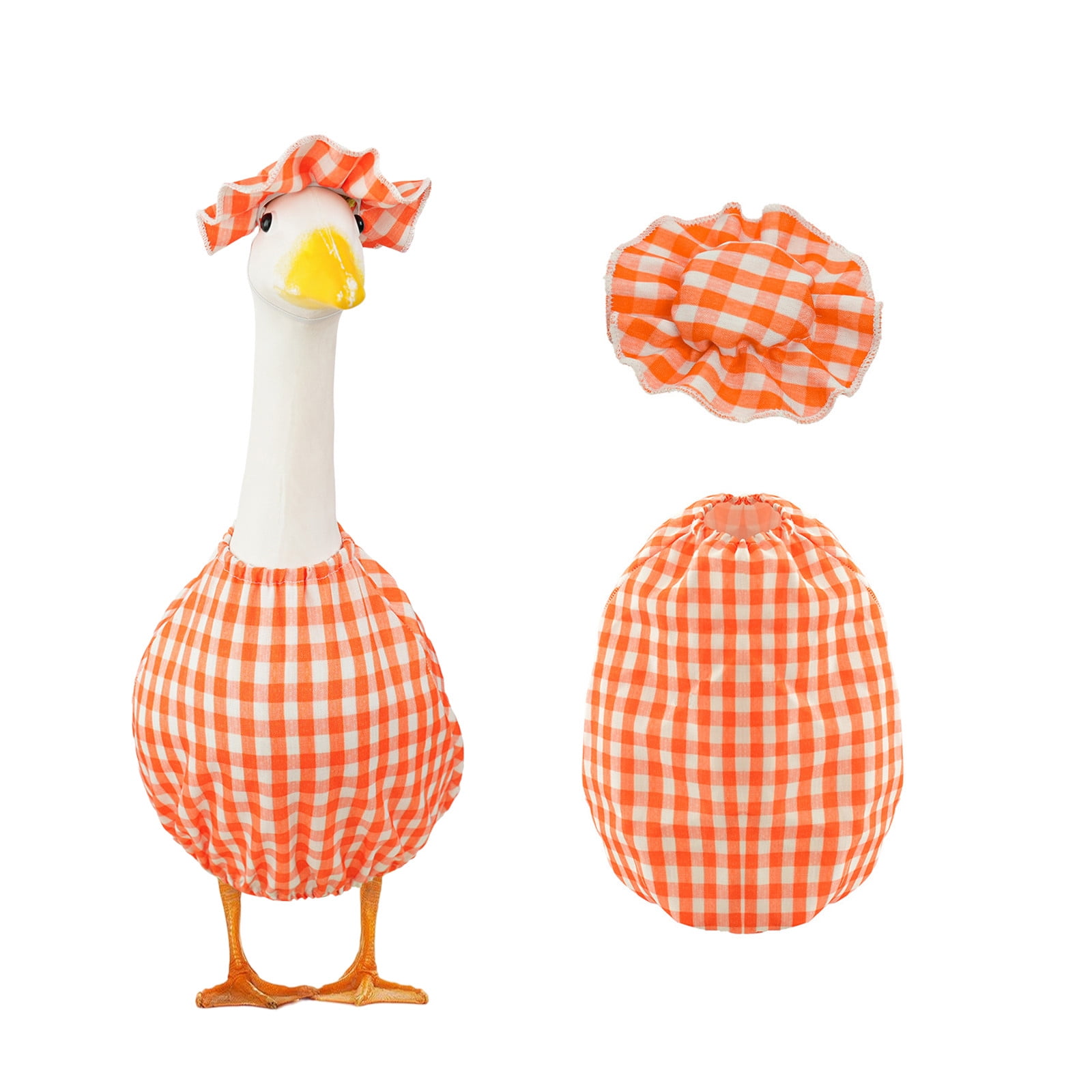 DAMAI Halloween Goose Outfit,Orange Pumpkin Autumn Goose Outfit Costume ...