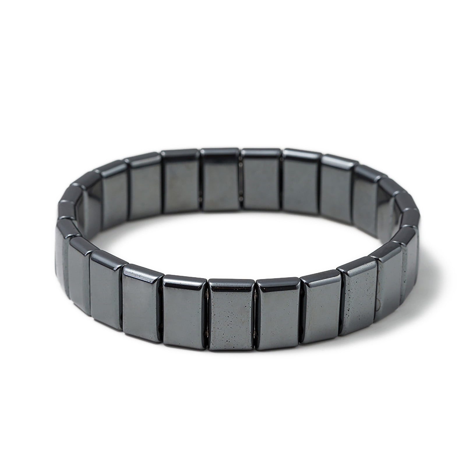 DAMAI Hematite Bracelet for Men, Naturally Support T-Levels, Natural ...