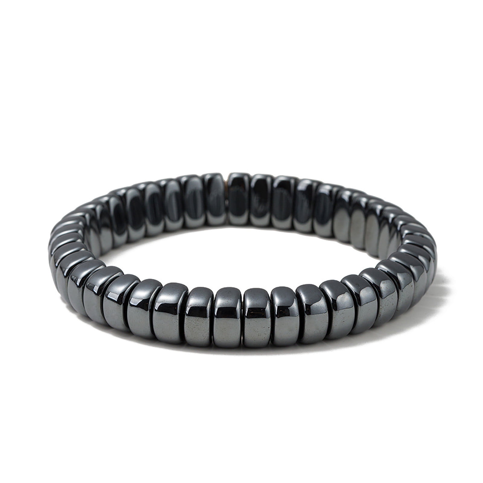 DAMAI Hematite Bracelet for Men, Naturally Support T-Levels, Natural ...